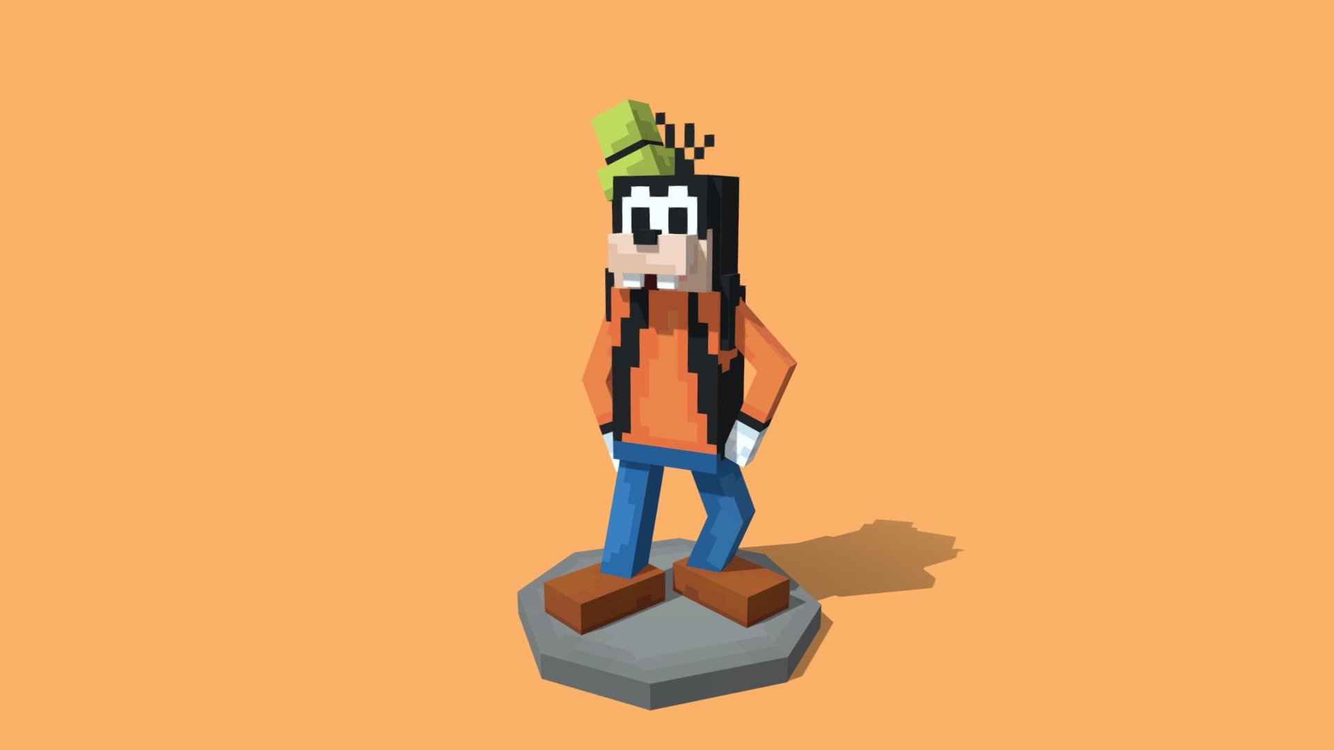 goofy - 3D model by endee (@nienke_d) [3acc034] - Sketchfab