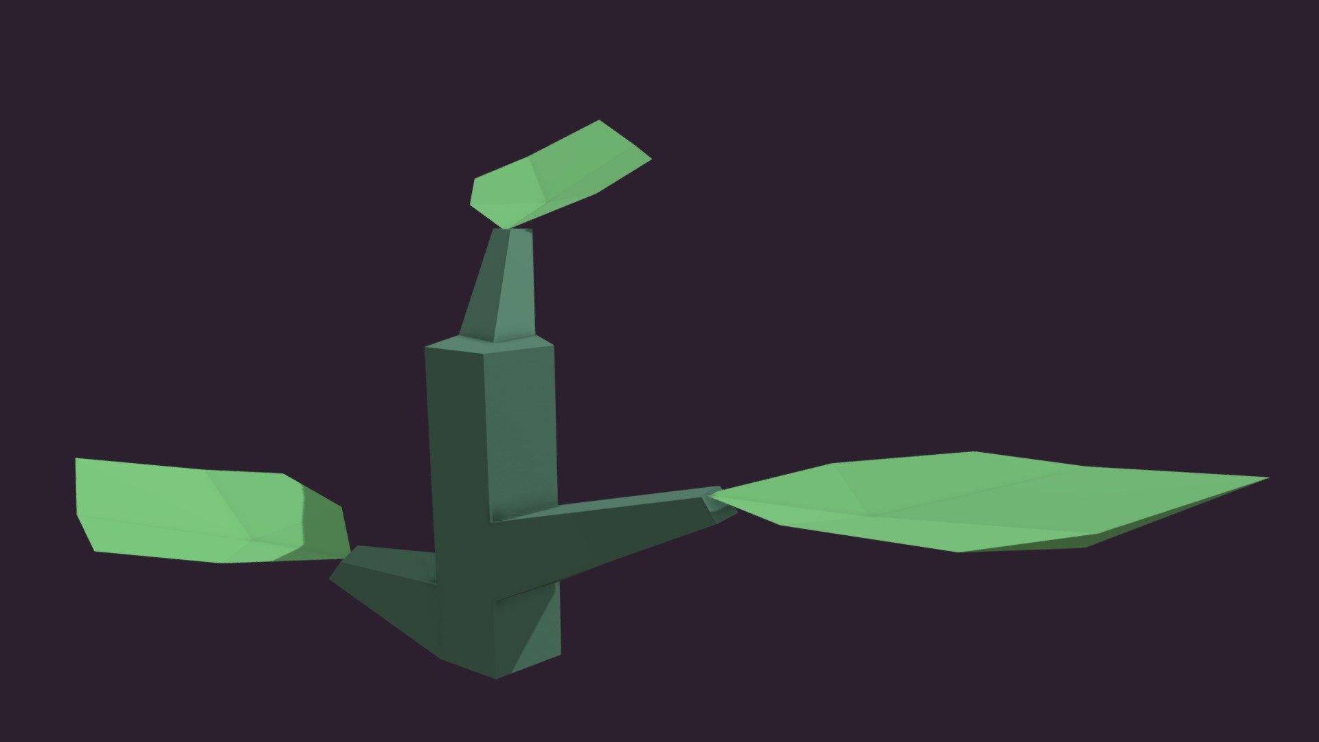 Low Poly Plant - 3D model by Fluffytango [3acc650] - Sketchfab