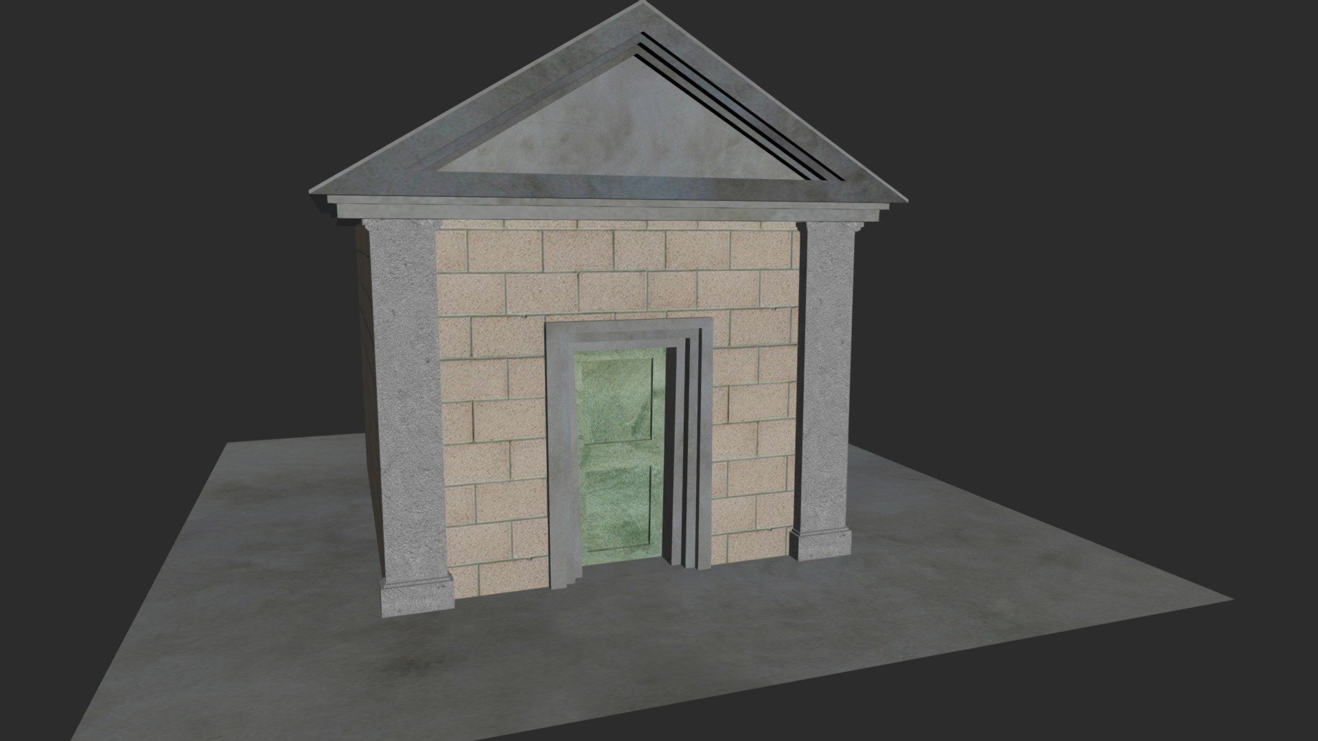 Greek House - 3D model by salicio (@DigiPaint) [3accb5a] - Sketchfab
