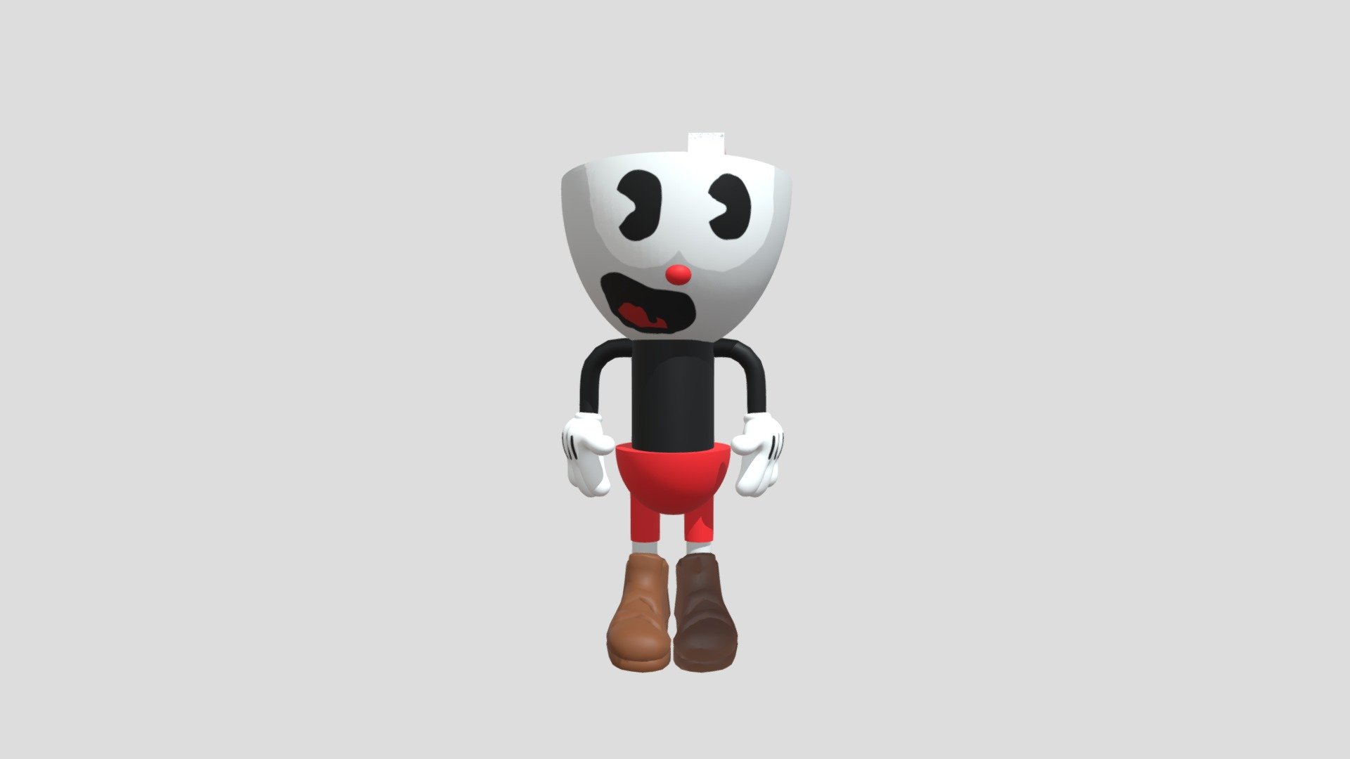 Cuphead - Download Free 3D model by JustPlaneLogan [3acd365] - Sketchfab