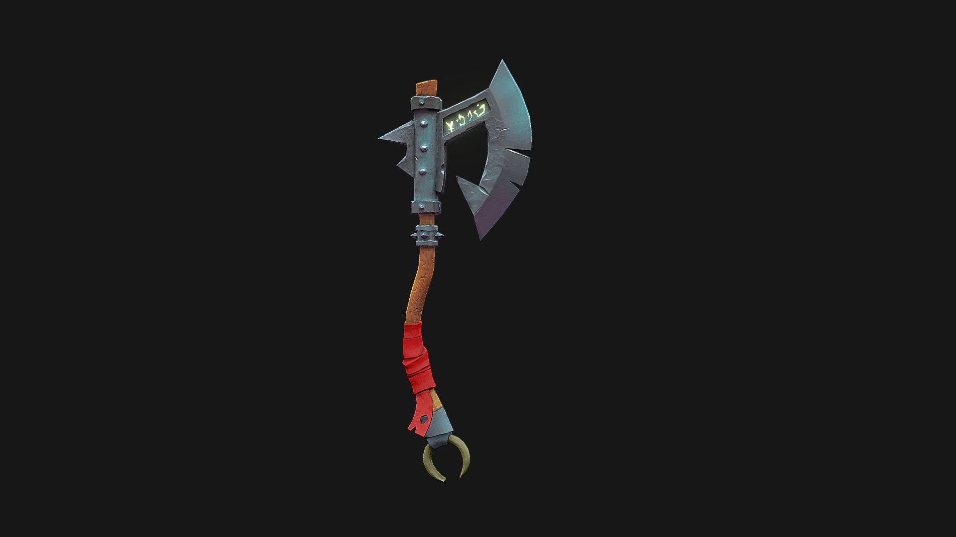 Rune Axe - 3D model by bk_dsn [3ad0347] - Sketchfab