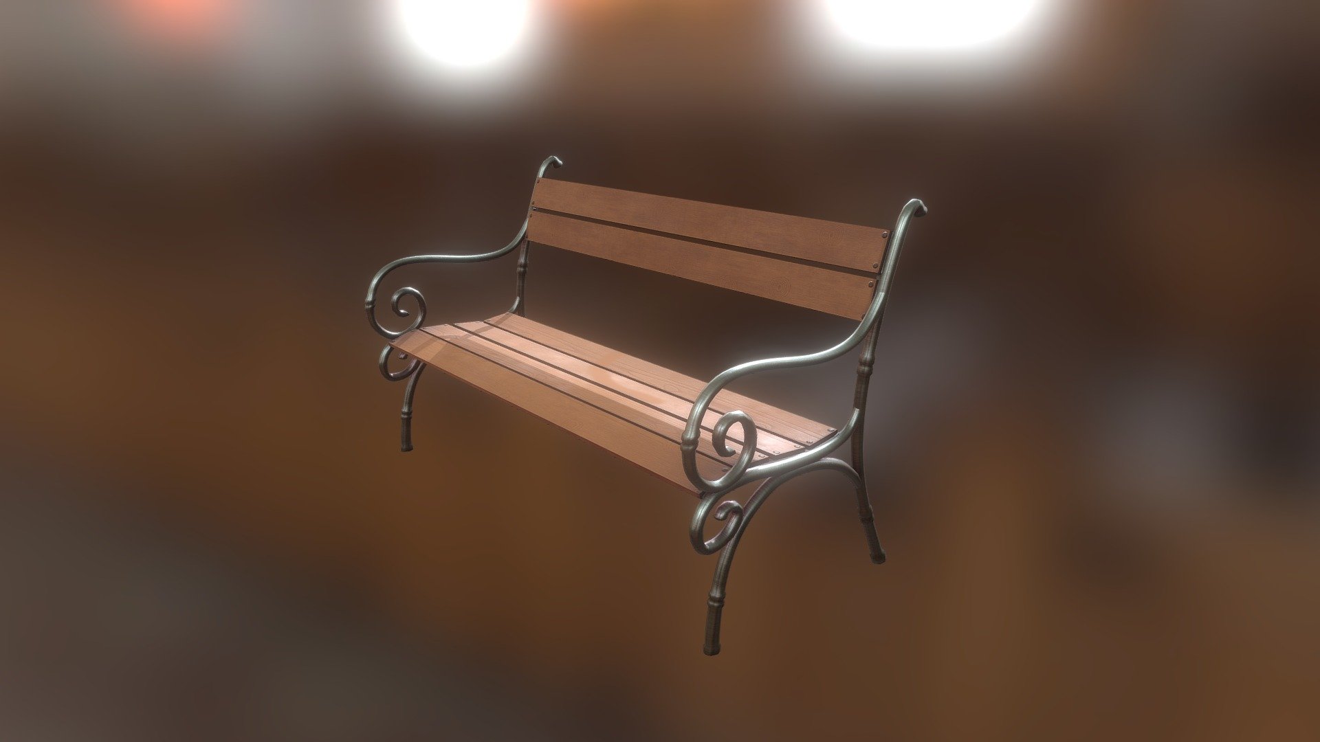 Wooden Bench - 3D model by SIV (@S.I.V) [3ad2cfe] - Sketchfab