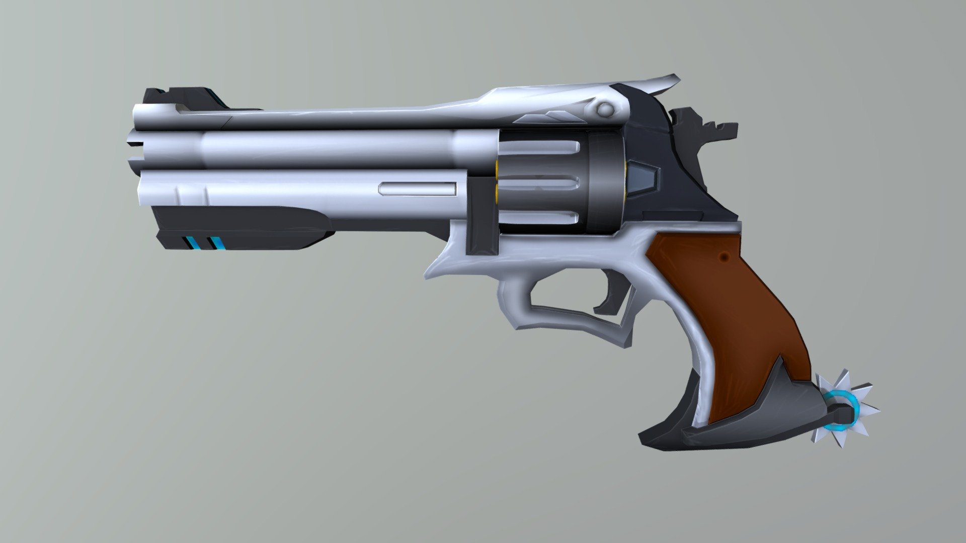 Gun - 3D model by conrothwell [3ad4593] - Sketchfab