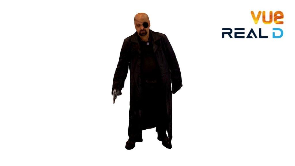 Nick Fury - 3D model by RealD [3ad46f5] - Sketchfab