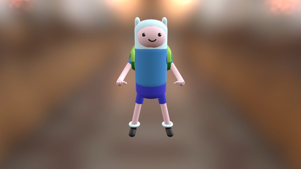 Finn - Adventure Time - Download Free 3D model by María José Bravo ...