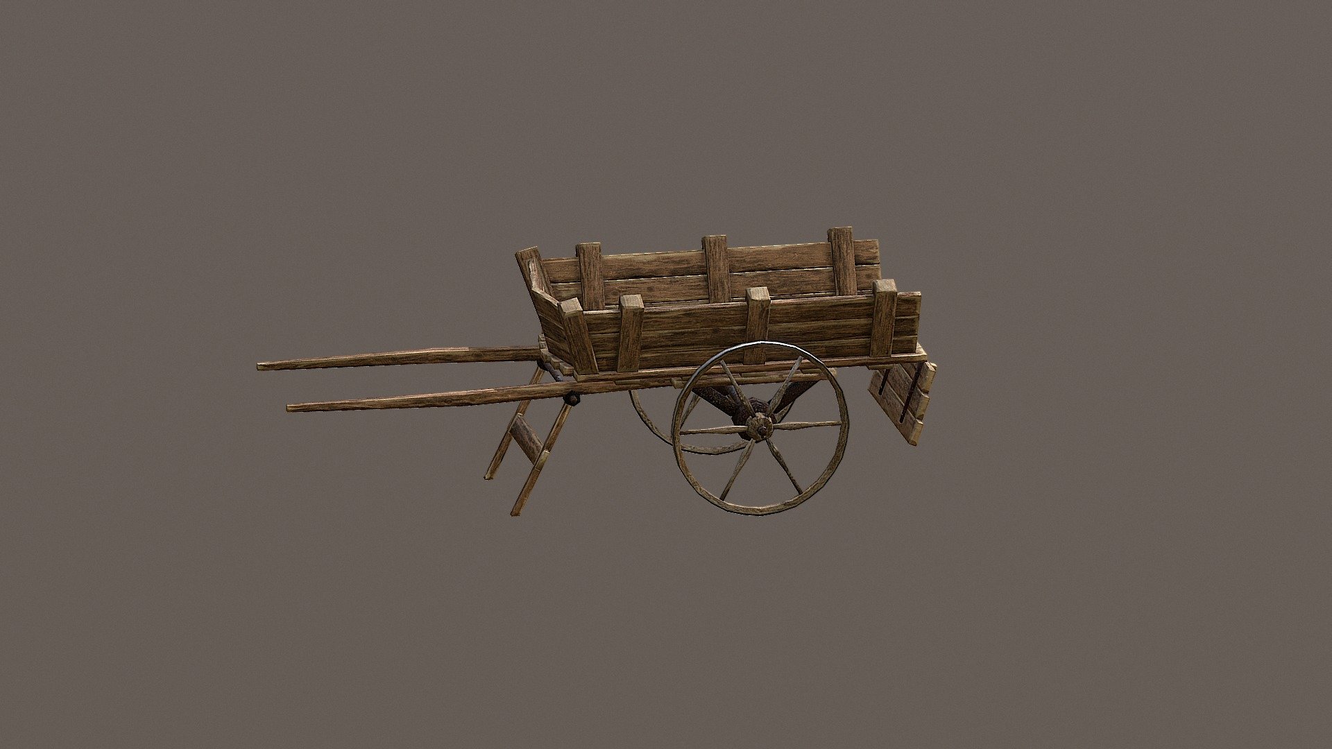 Low poly Cart - 3D model by Stouphy66 [3adaf91] - Sketchfab