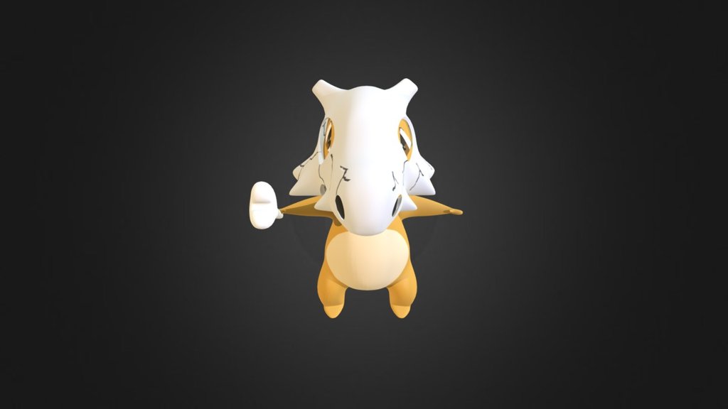 Cubone - 3D model by nilopaiva [3adb55c] - Sketchfab