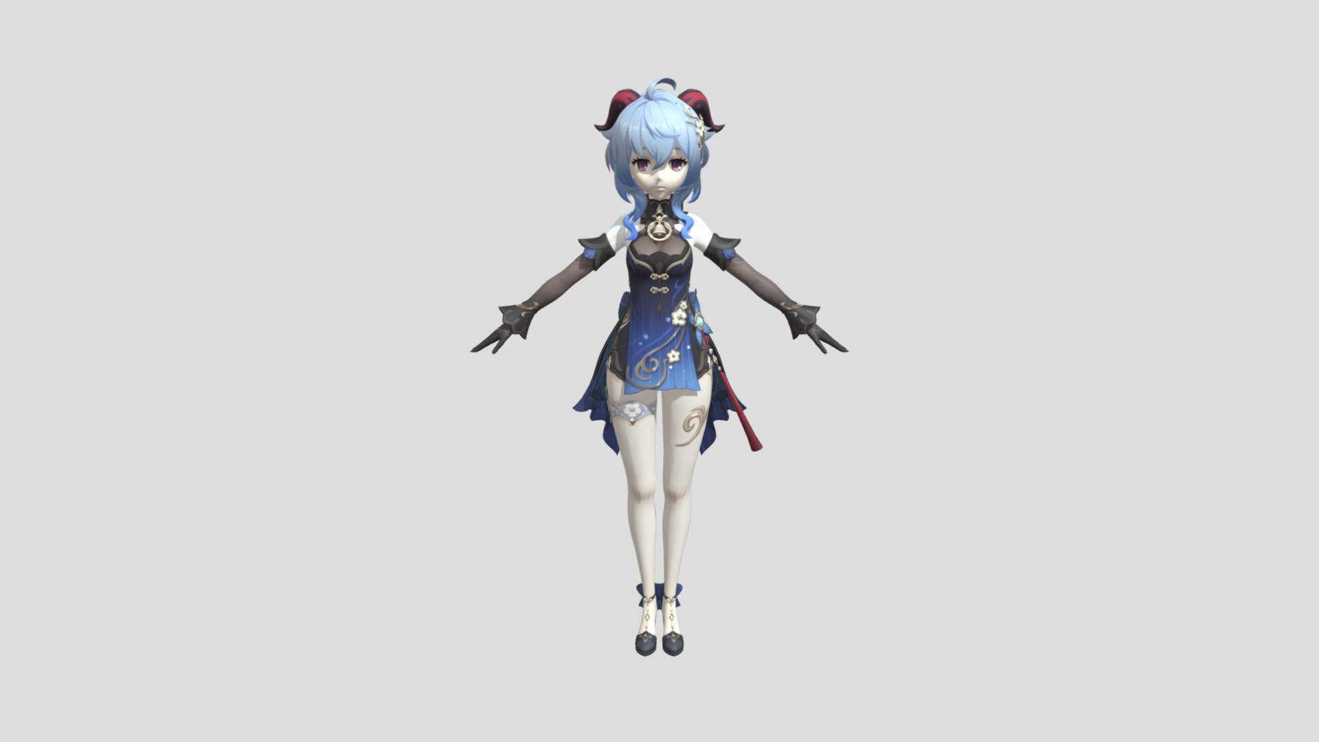 Genshin impact: Skin Ganyu - Download Free 3D model by kimvinh040276 ...