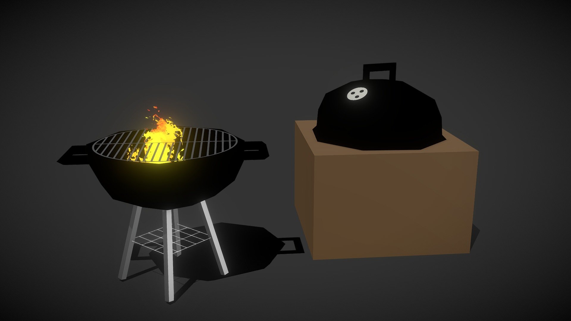 Grill: Household Props 21 - Download Free 3D model by Daniel O'Neil ...