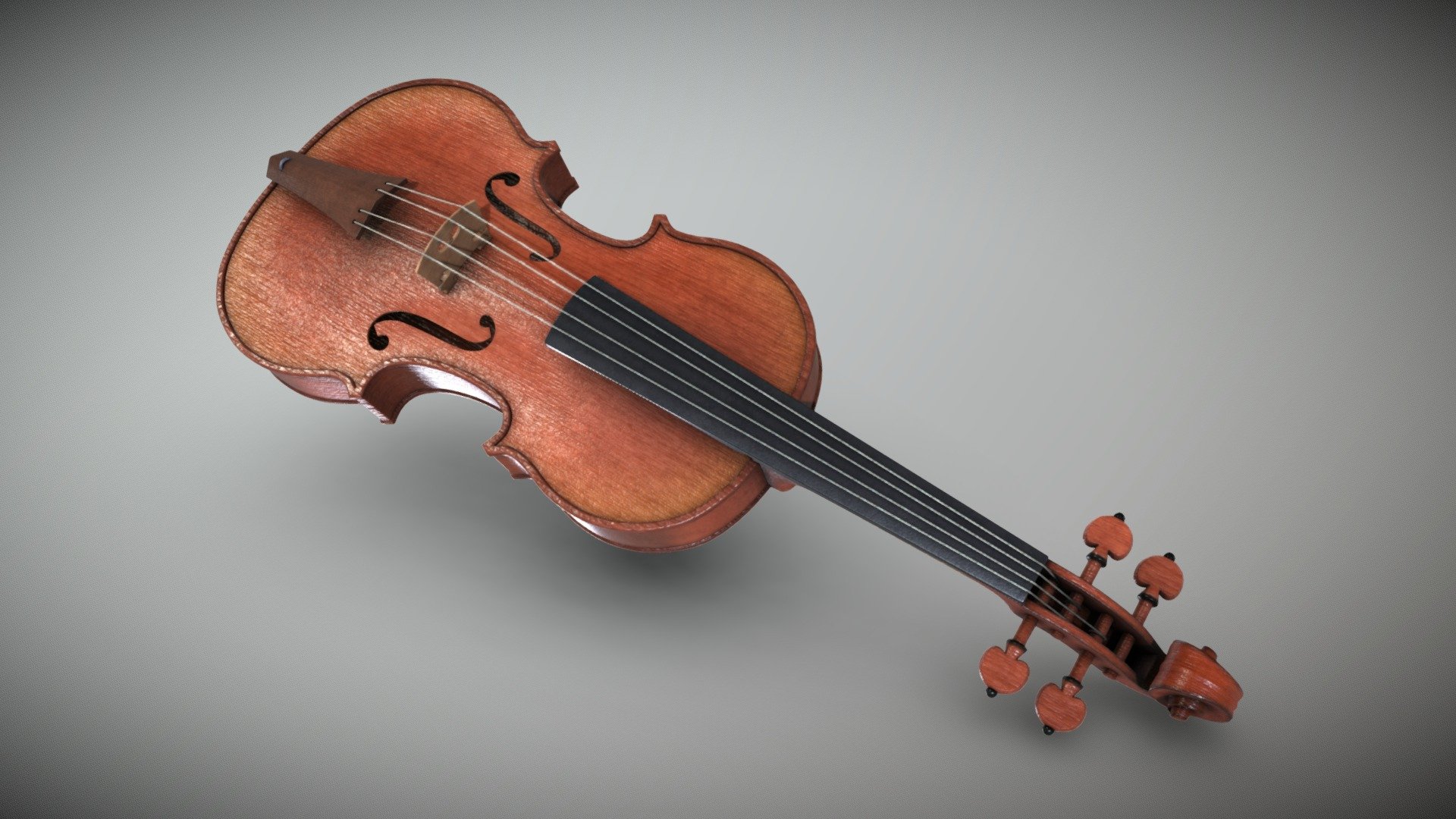Violin - 3D model by Kailash H Kanojia (@KailashHKanojia) [3ae03e1 ...