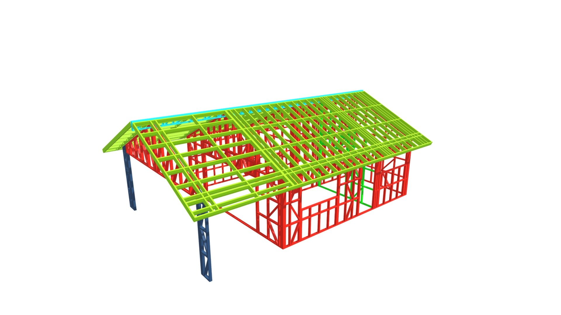 Tiny Home #05 - NEW DESIGN - Download Free 3D model by Steel Frames ...