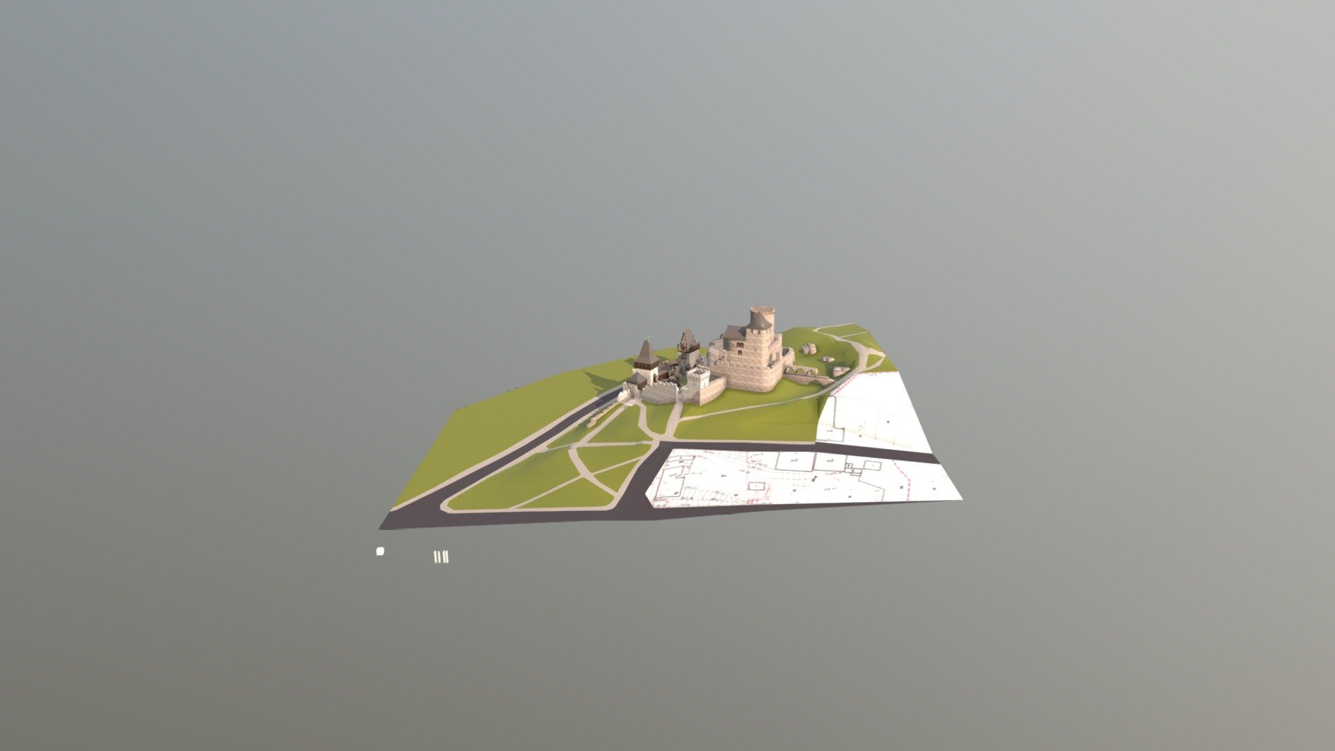LAB 14 - Zamek - 3D model by 248719 [3ae2a56] - Sketchfab
