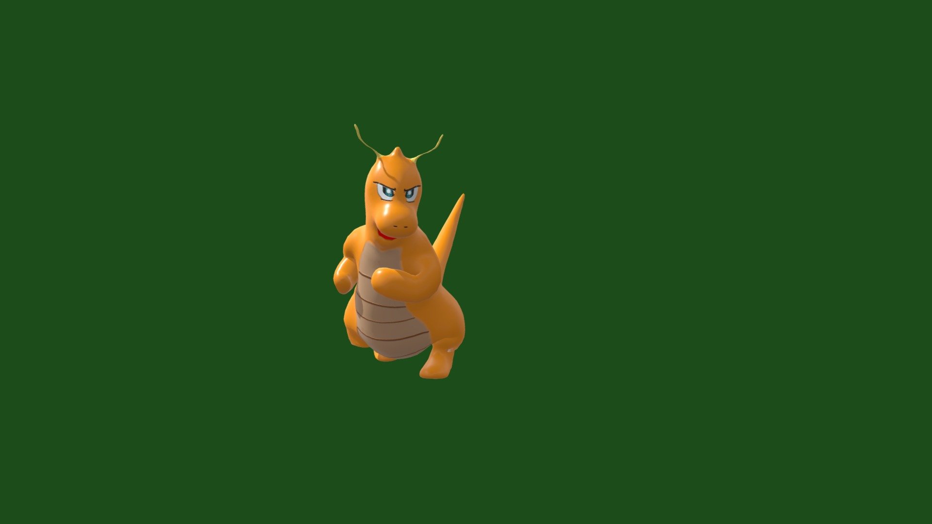 Running Dragonite - 3D model by kmat852 [3ae3685] - Sketchfab