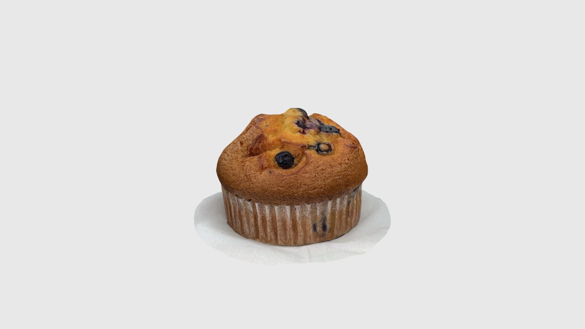 Blueberry Muffin: ブルーベリーマフィン - 3D model by ogawa-- [3ae5144] - Sketchfab