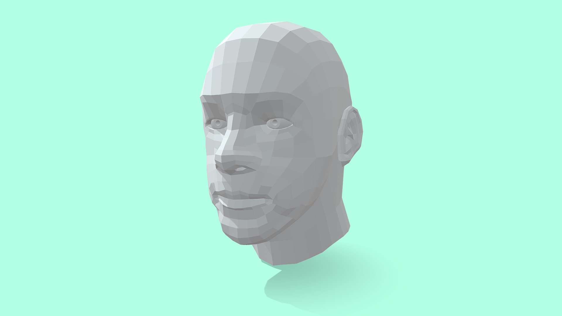 Eigen hoofd (deel1 van opdracht 7) - Download Free 3D model by Pieter ...