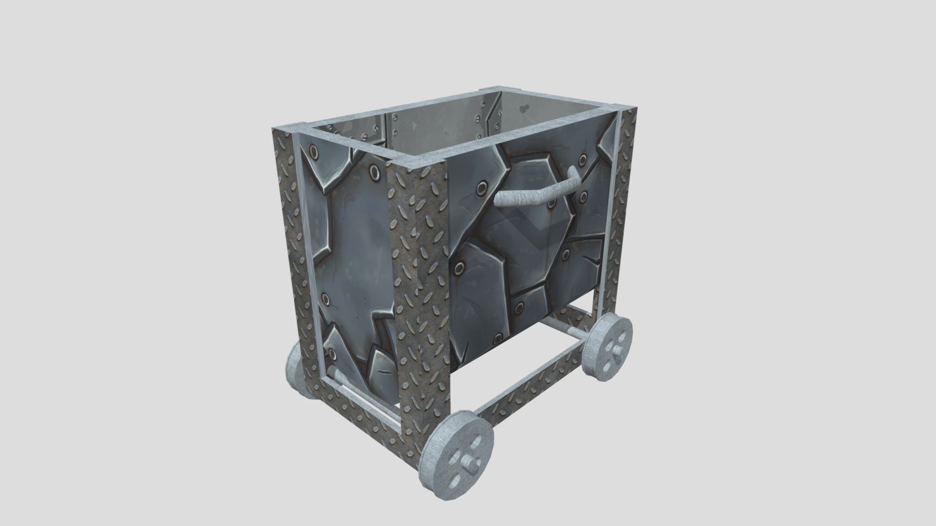 Mine Cart - Download Free 3D model by Cianon [3ae7818] - Sketchfab