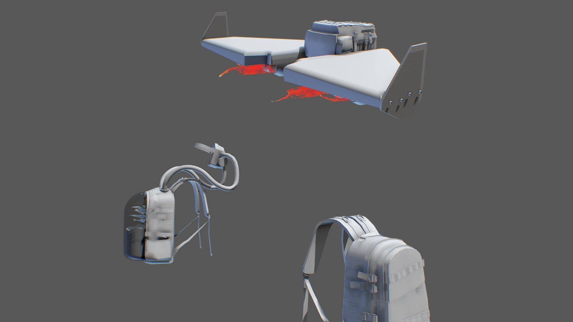 Backpack - Download Free 3D model by Aysa [3ae8d79] - Sketchfab