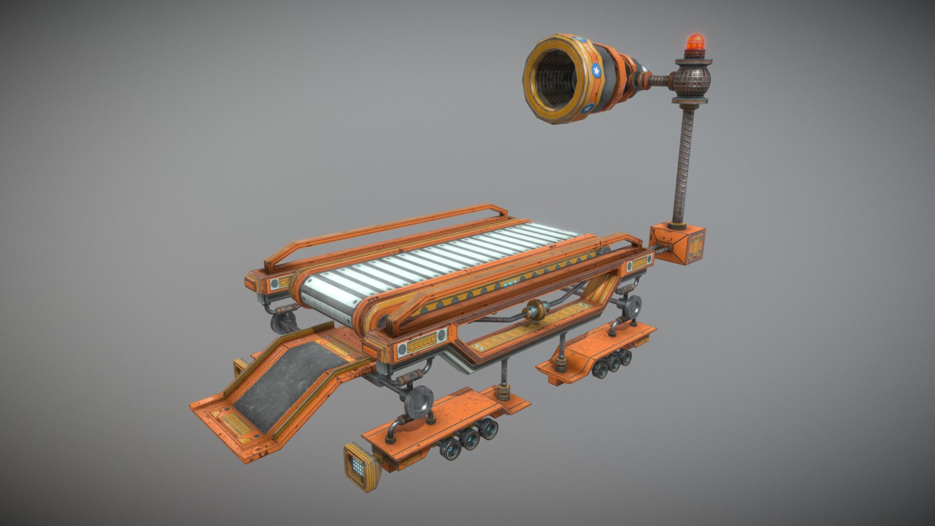 Flaming Garbage Bag Launcher - 3D model by Juan Milanese (@juanmilanese ...