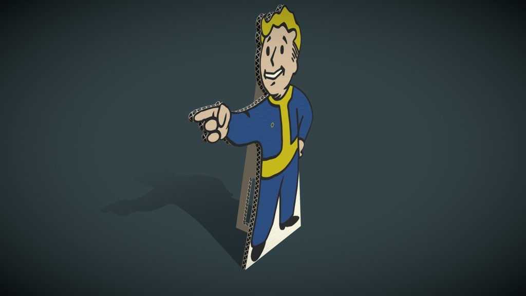 paper character - A 3D model collection by tinimegame - Sketchfab