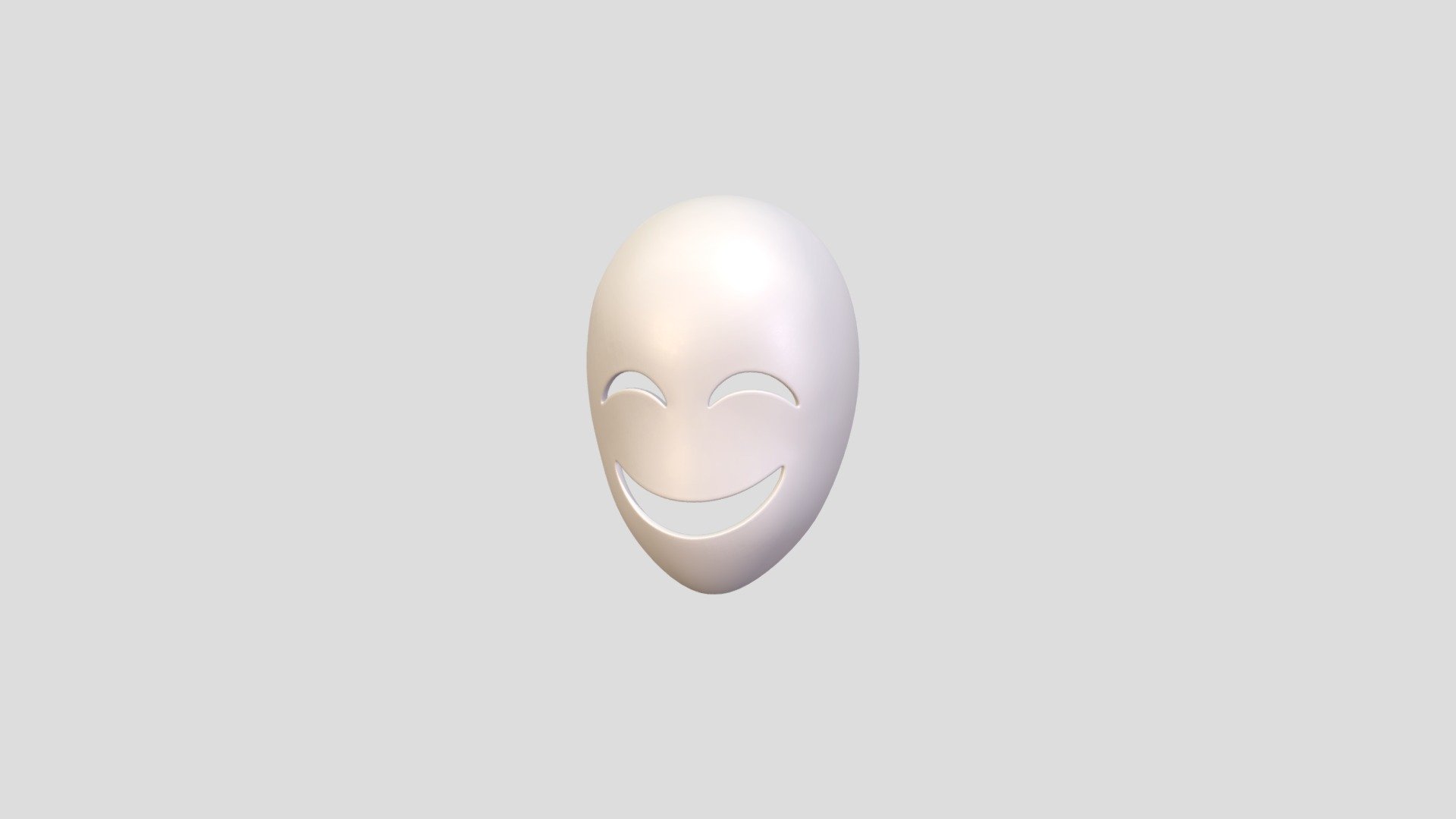 Prop058 Happy Mask - Buy Royalty Free 3D model by BaluCG [3aea420 ...