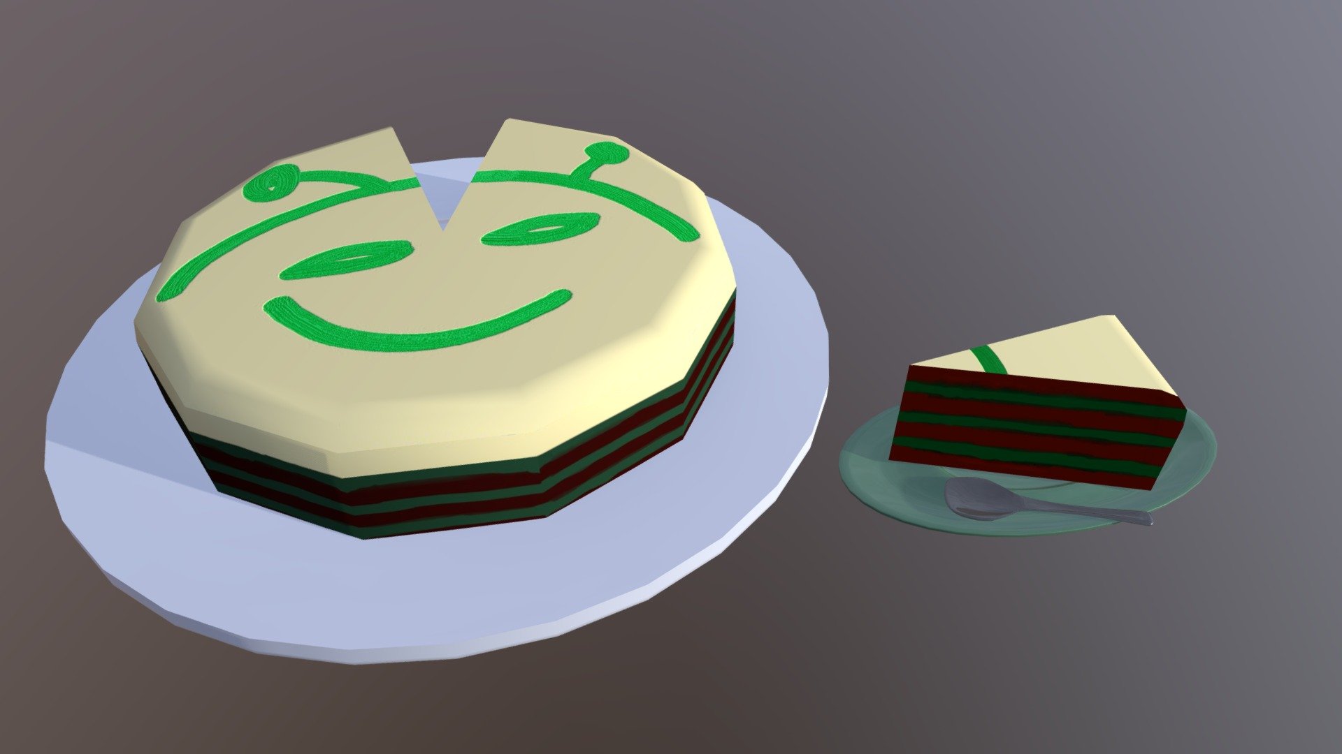 Alien Cake - 3D model by benediktorn [3aeb2ce] - Sketchfab