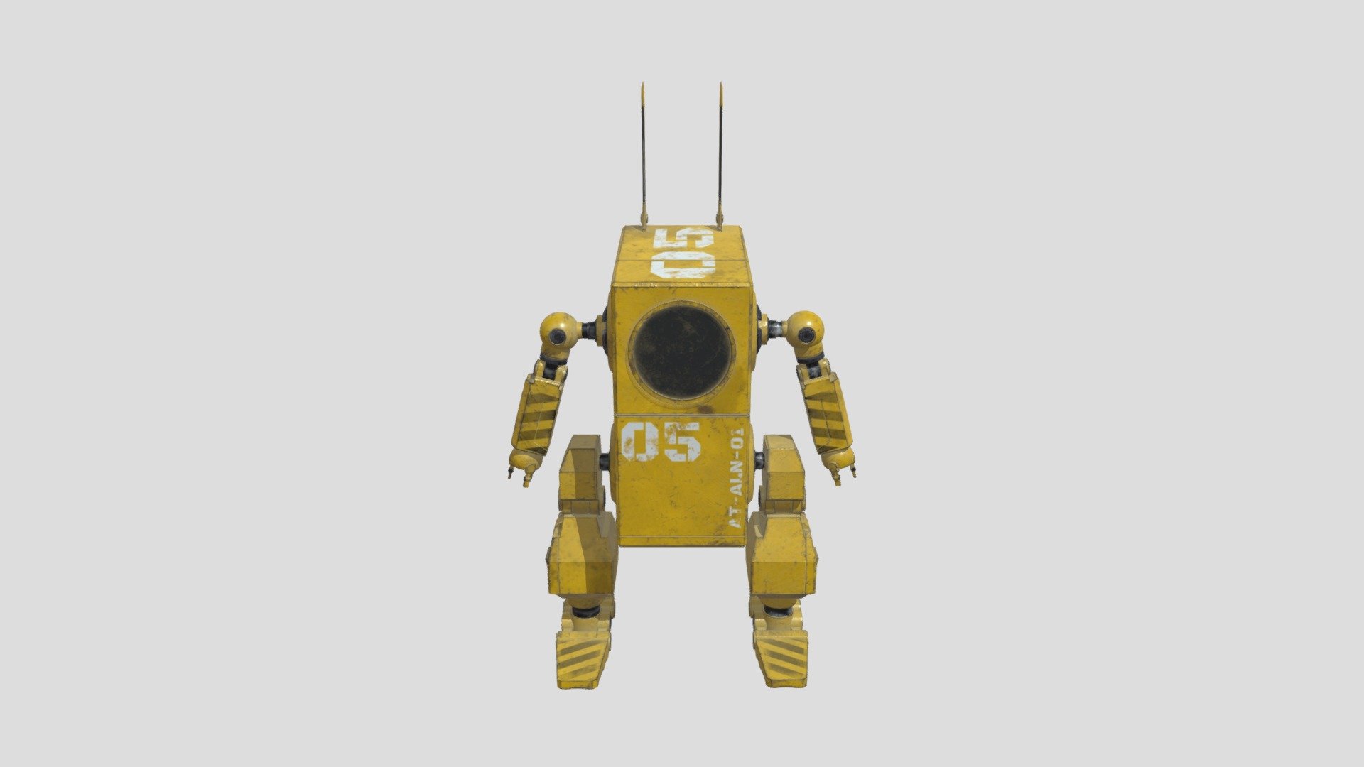 Minion robot - 3D model by avkpiter [3aed259] - Sketchfab