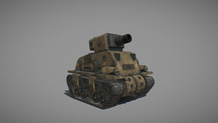 Cartoon-tank 3D models - Sketchfab