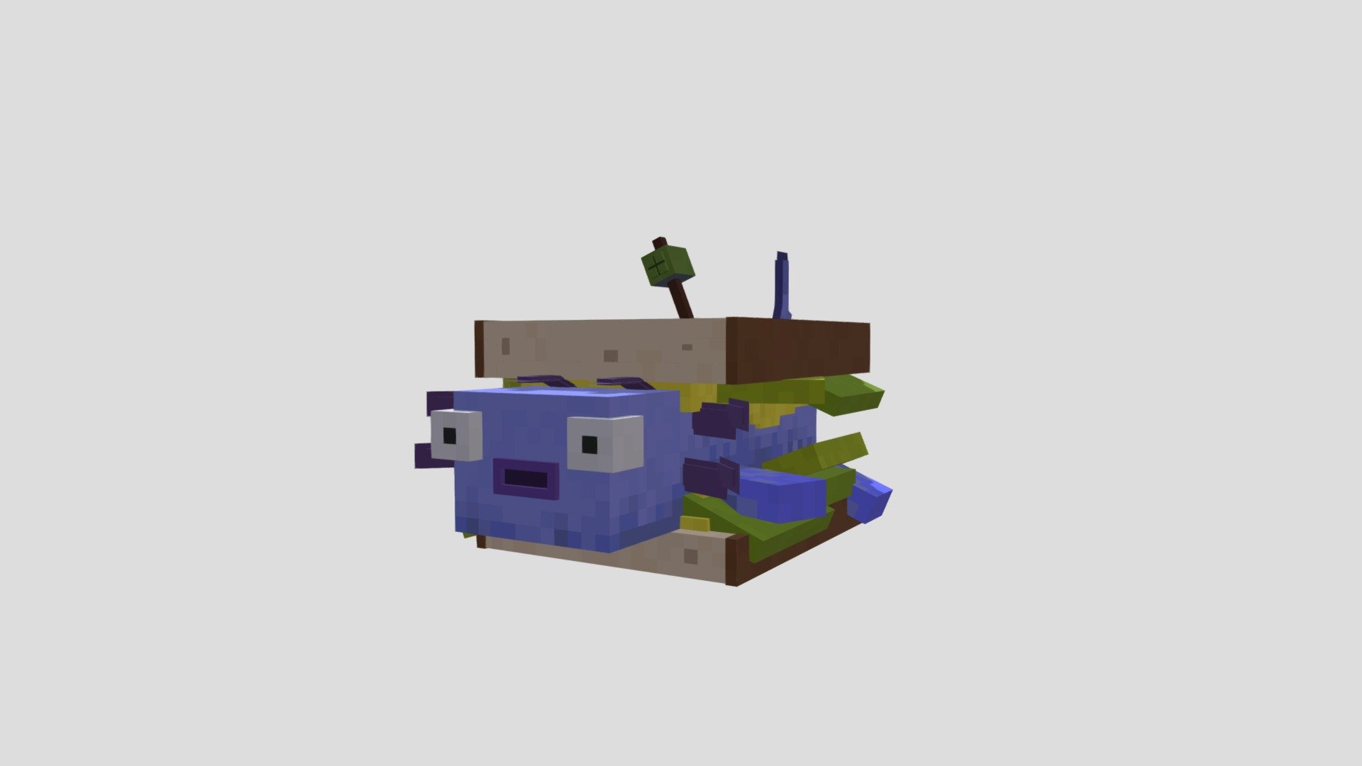 Sandwich with axolotl - Download Free 3D model by Gotche [3af2348 ...