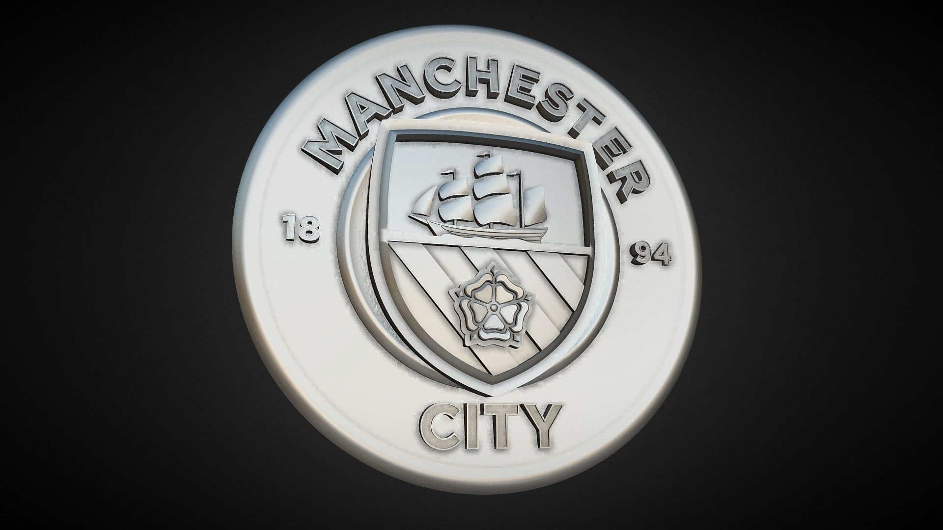 FC Manchester City - STL 3d model for CNC - 3D model by cnc-3d-master ...
