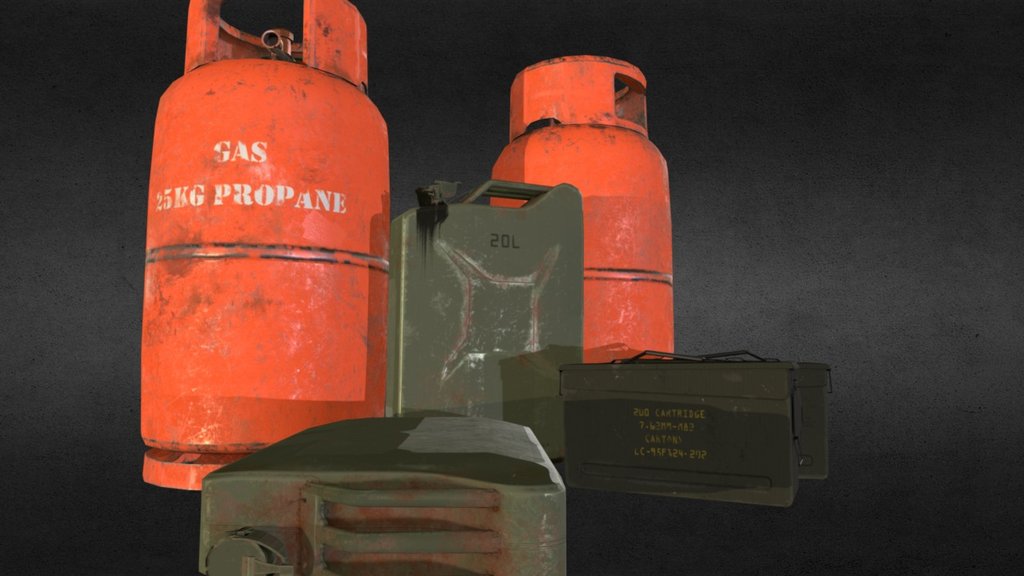 Army Props - 3D model by anthwolf (@anthmurphy) [3af6309] - Sketchfab