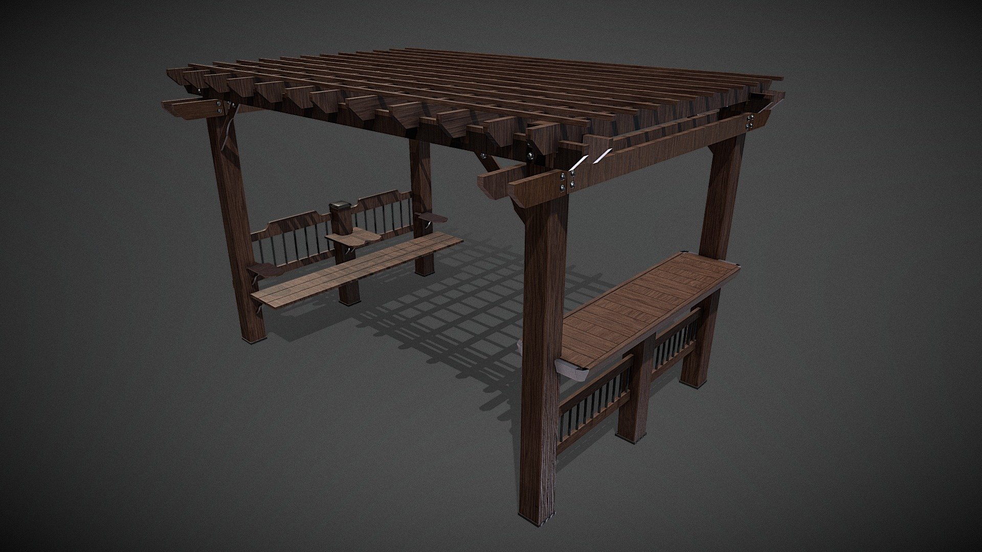 Pergula - Buy Royalty Free 3D model by TheDigitalShack (@asquires2009 ...
