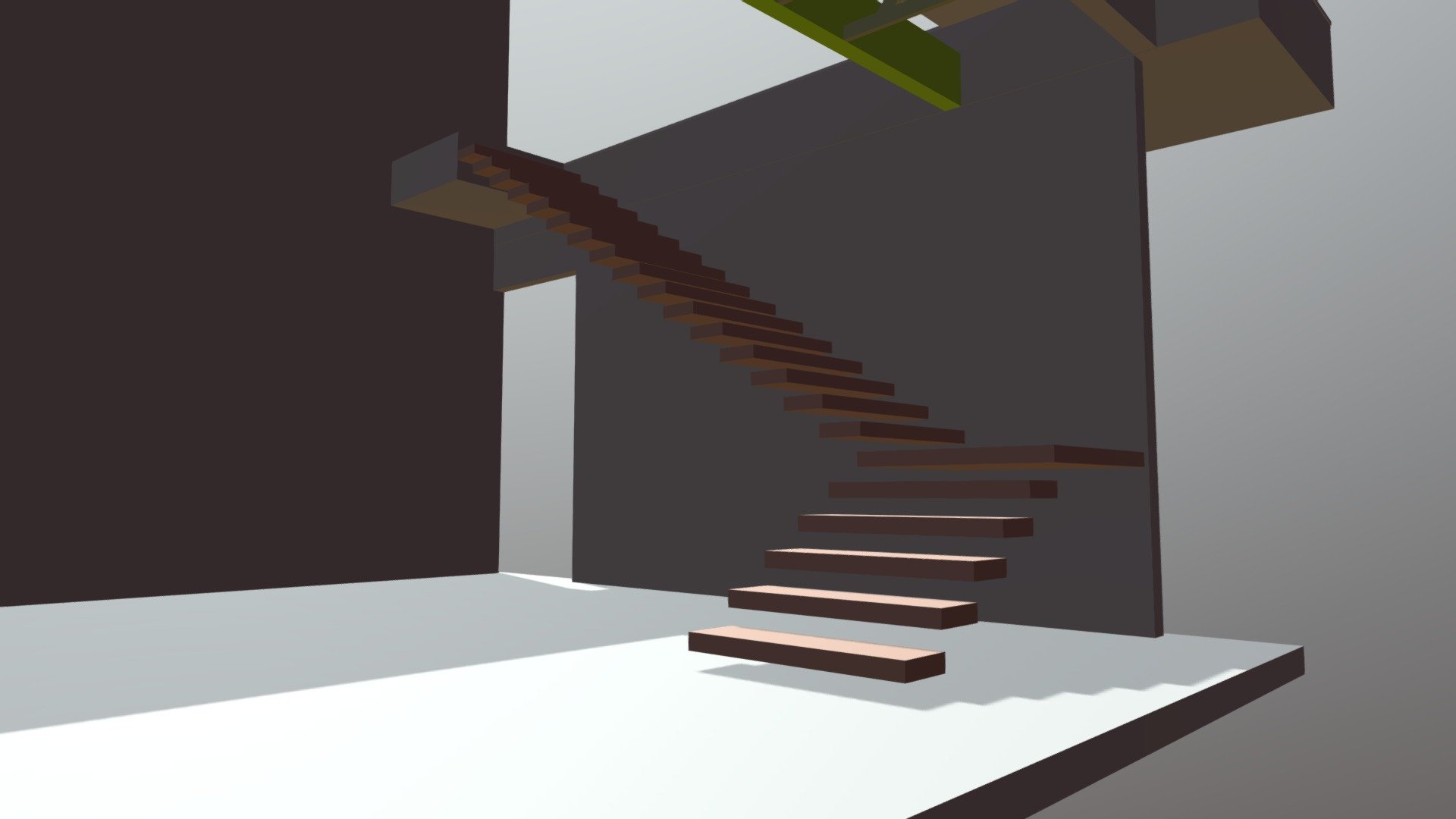 Mack Res Stair Landing At Master Model - 3D model by JD Stairs ...
