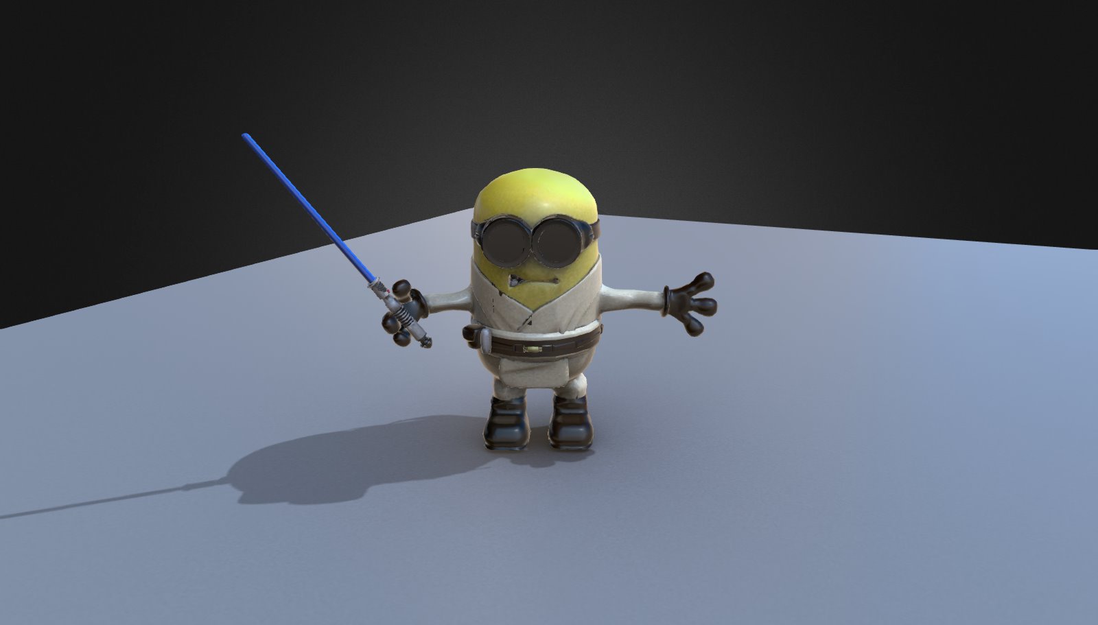 Jedi Minion - 3D model by Mark Jorvina (@mark5viii) [3af7cde] - Sketchfab