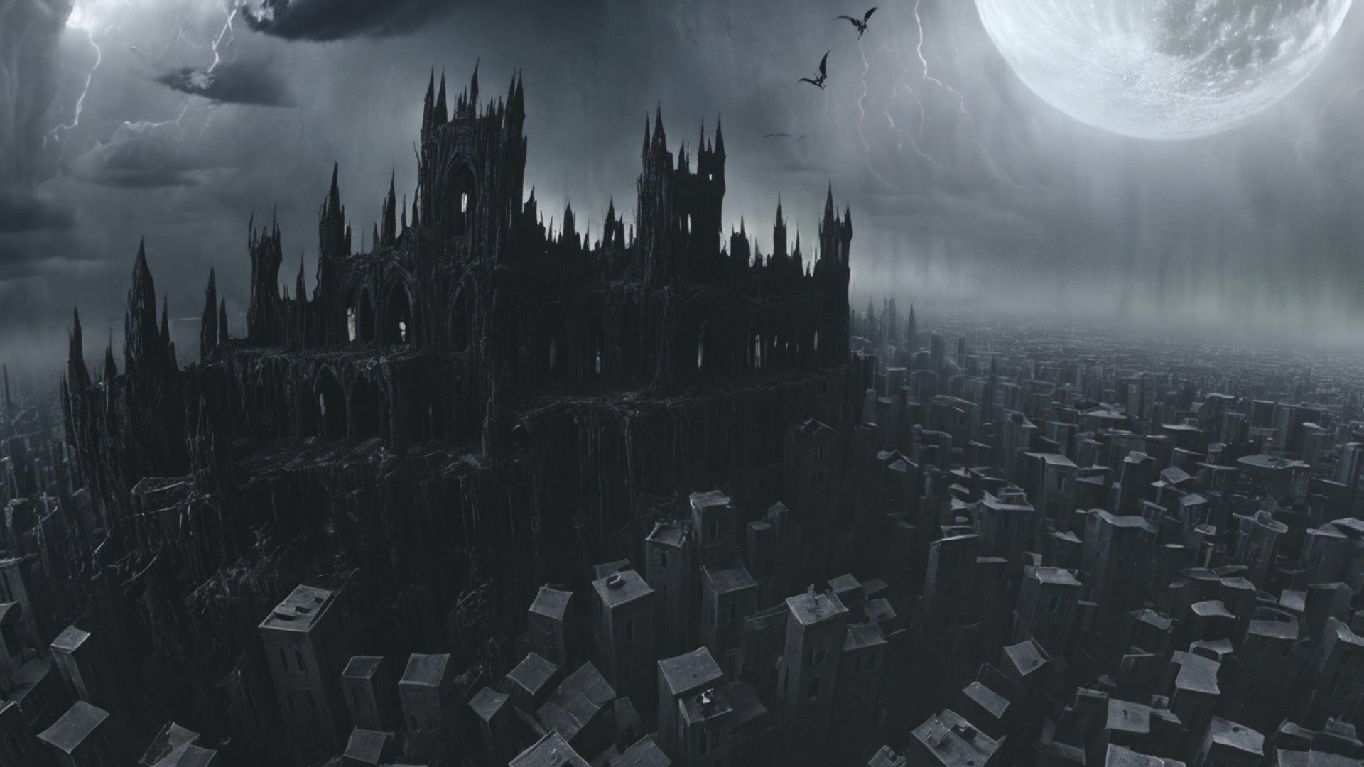 HDRI Sinister Nightscape Panorama C - Buy Royalty Free 3D model by ...