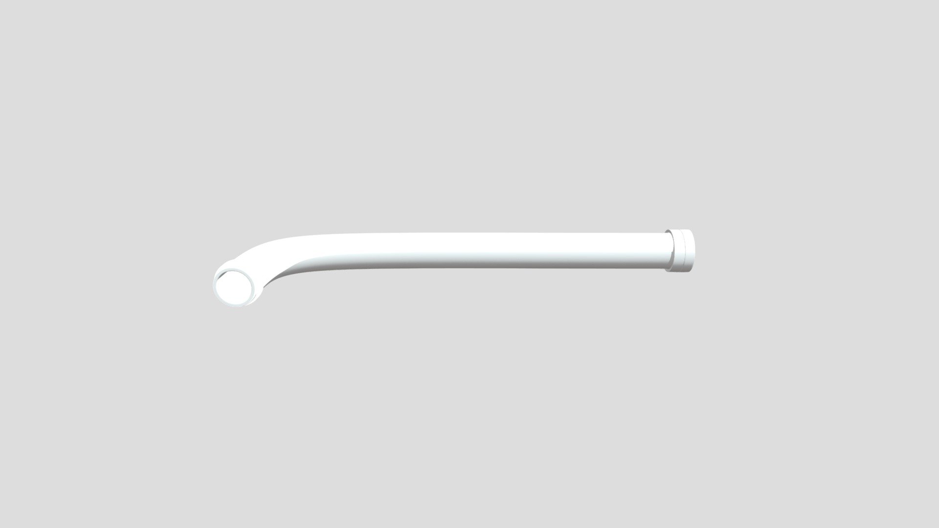 L shaped bent pipe clay model - Download Free 3D model by snathjr ...