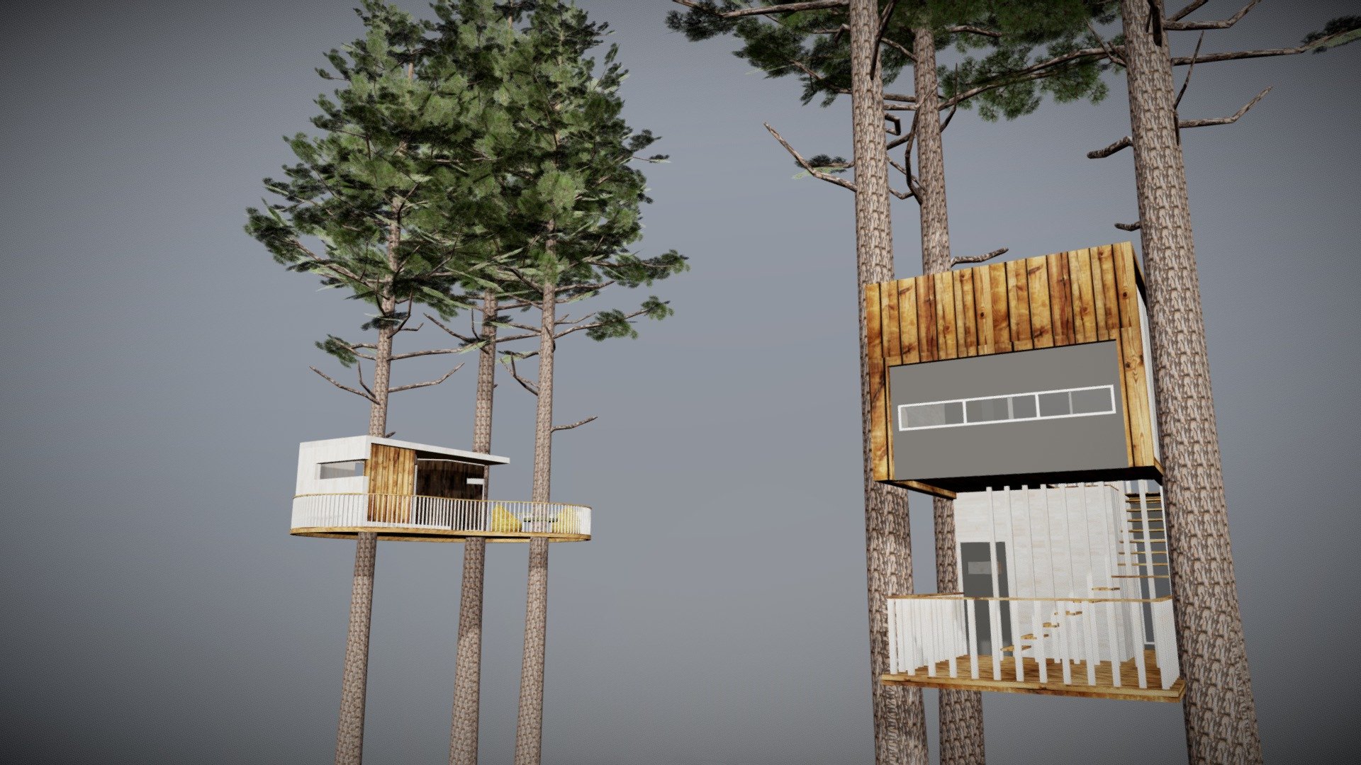 Tree House - 3D model by BrandonBoyd [3afb6a2] - Sketchfab
