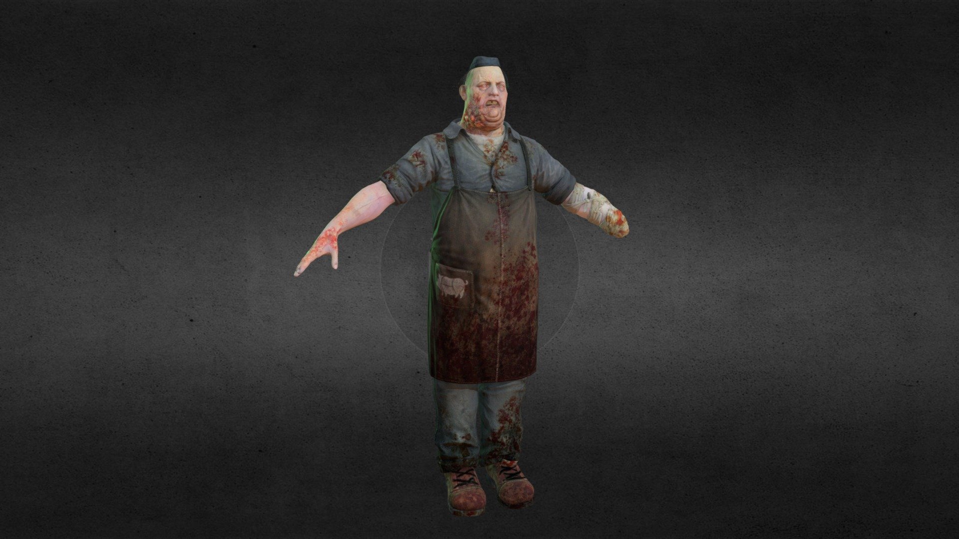 butcher - 3D model by greenseed [3afd354] - Sketchfab