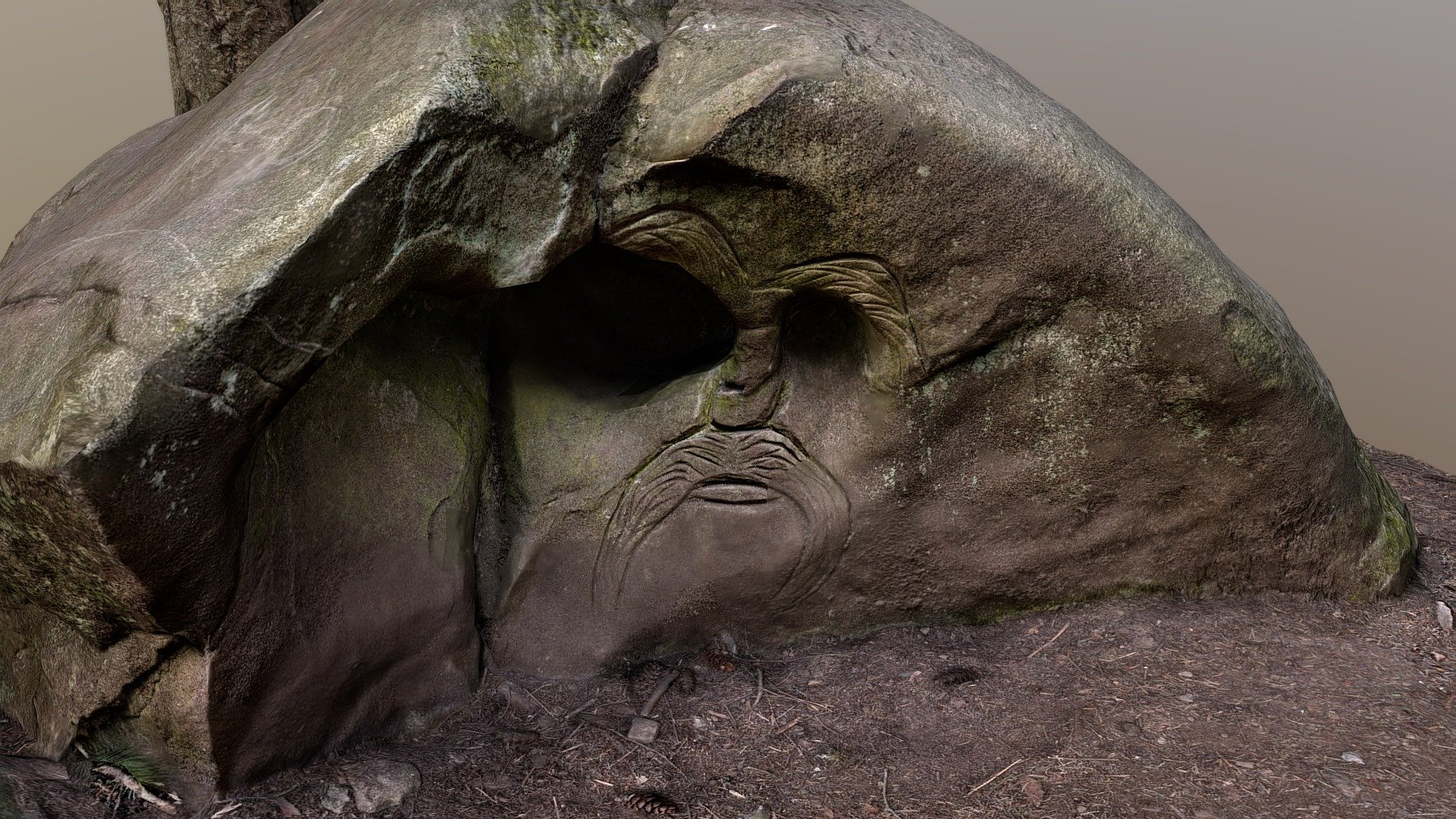 Diogenes in the woods - 3D model by Matthew Fox (@MatthewJFox) [3afdb99 ...