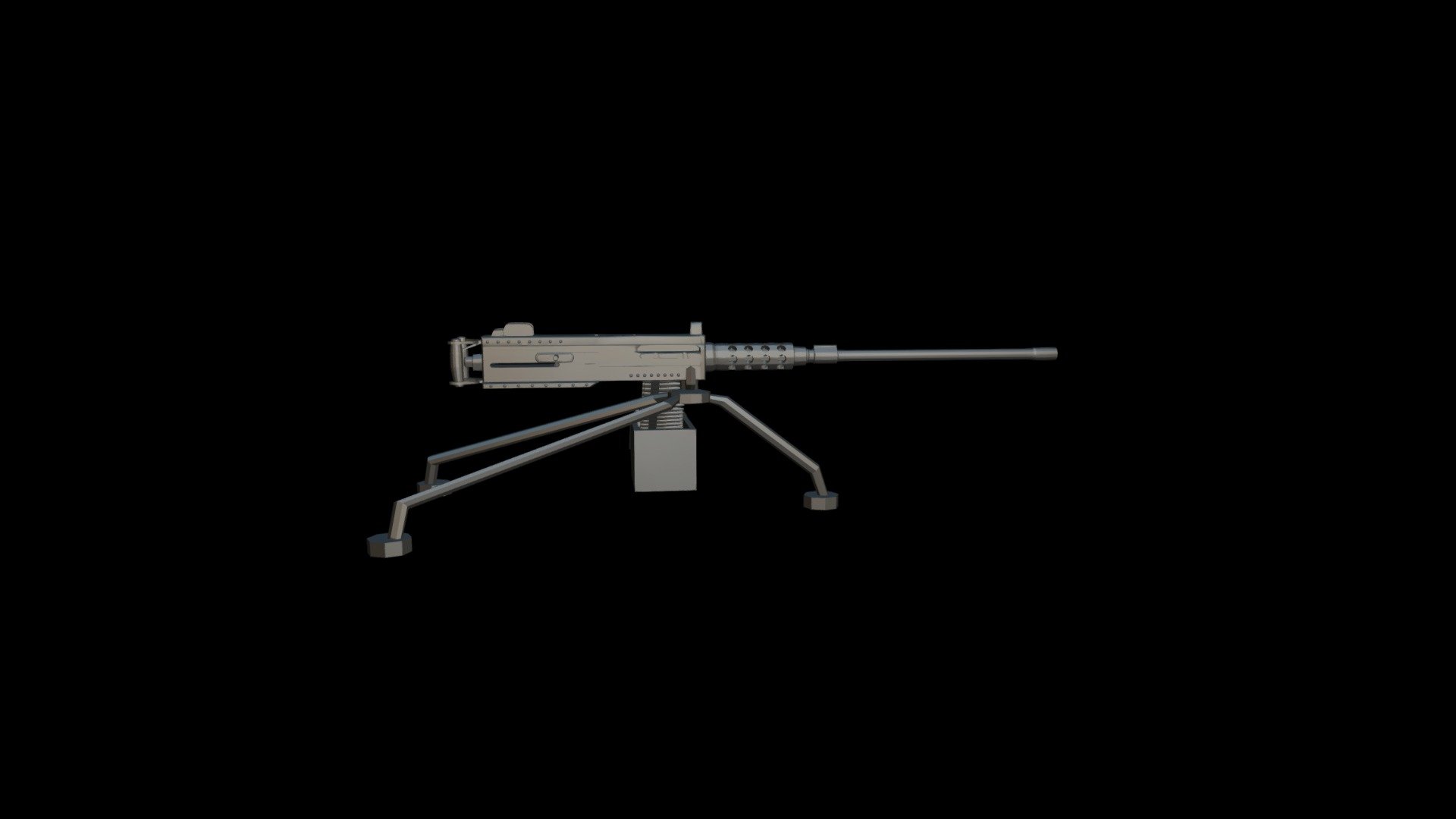 M2 Browning 50. BMG - 3D model by LoCoJoeCo [3afe74f] - Sketchfab