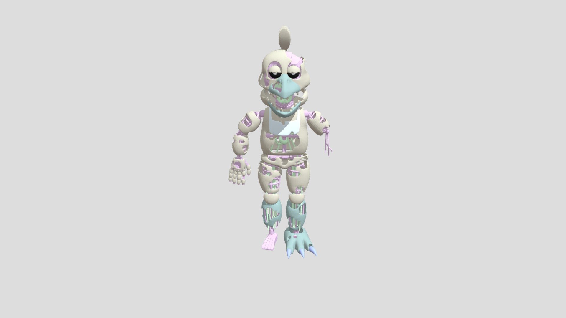 Spring Chica - Download Free 3D model by NachiG [3afed46] - Sketchfab