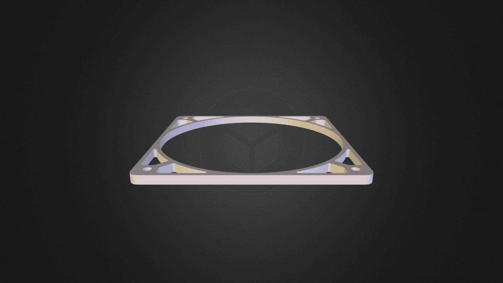 120 x 5 mm Fan Spacer - 3D model by 3dindustries [3aff105] - Sketchfab