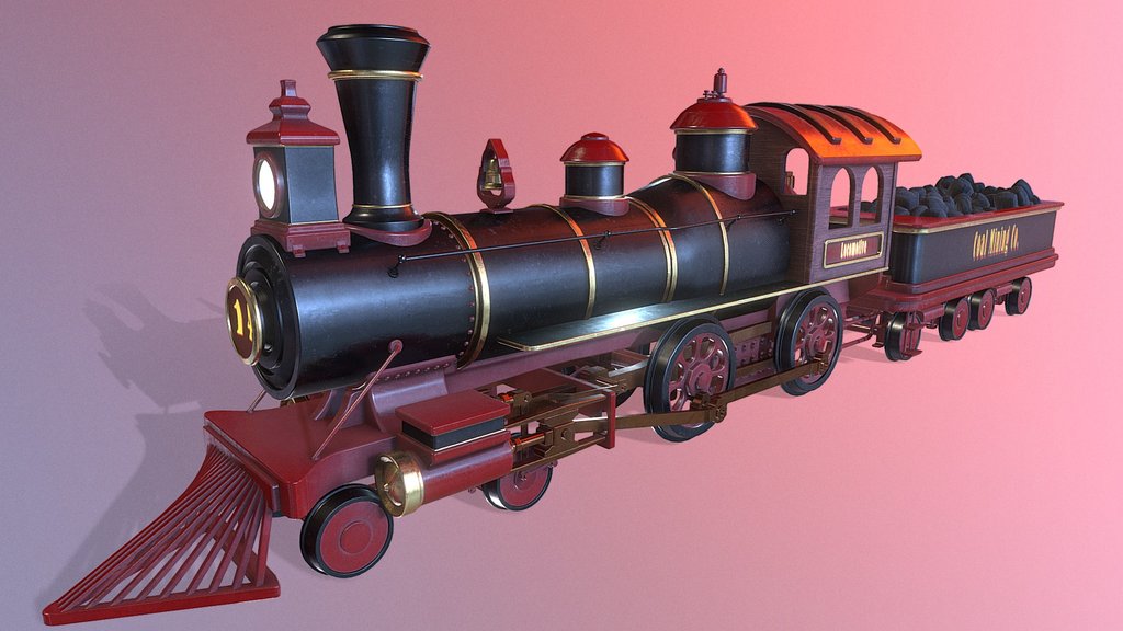old trains - A 3D model collection by oldmonkstudio - Sketchfab