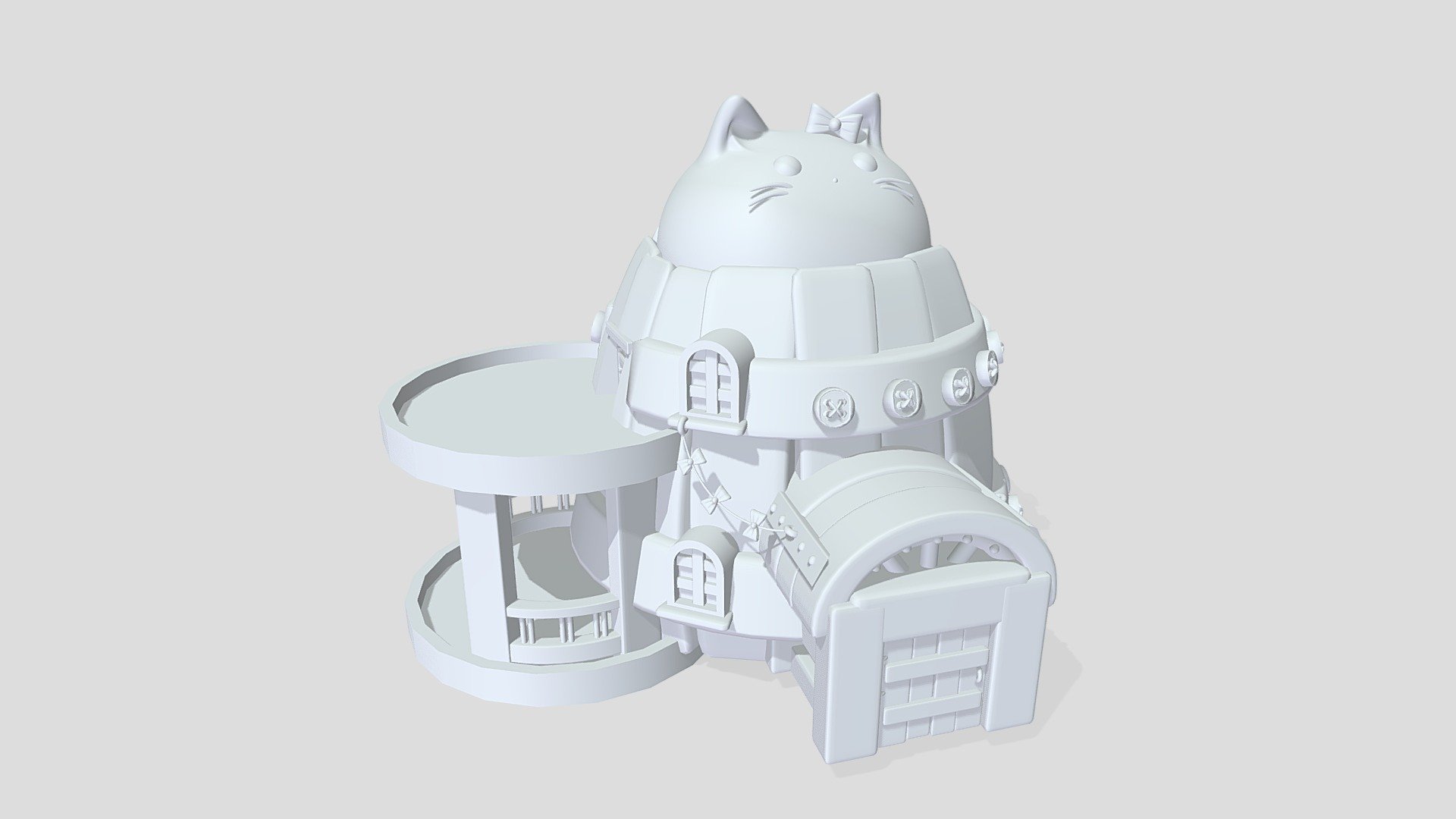 Cat wooden house - Download Free 3D model by nguyetanhh111 [3affc10 ...