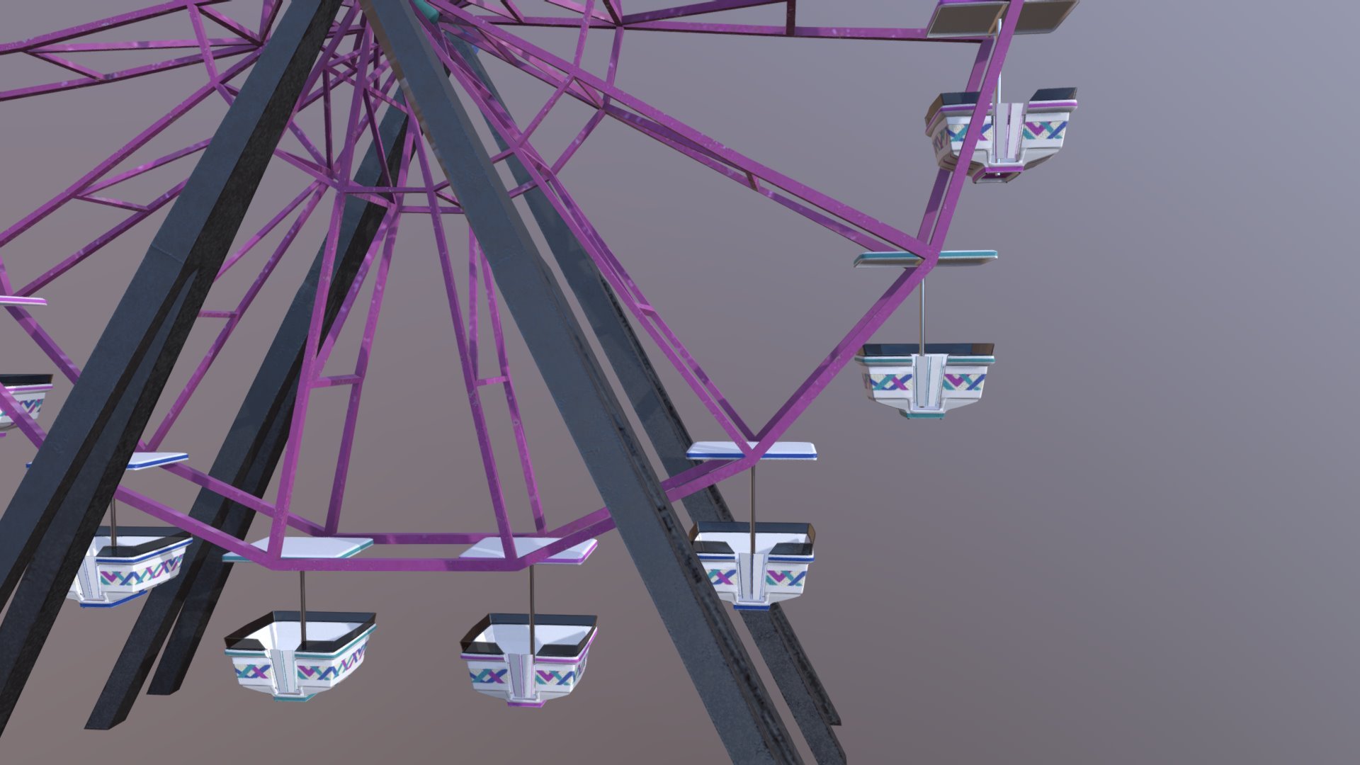 ferris wheel - 3D model by nicoleesculpts [3b01ccc] - Sketchfab