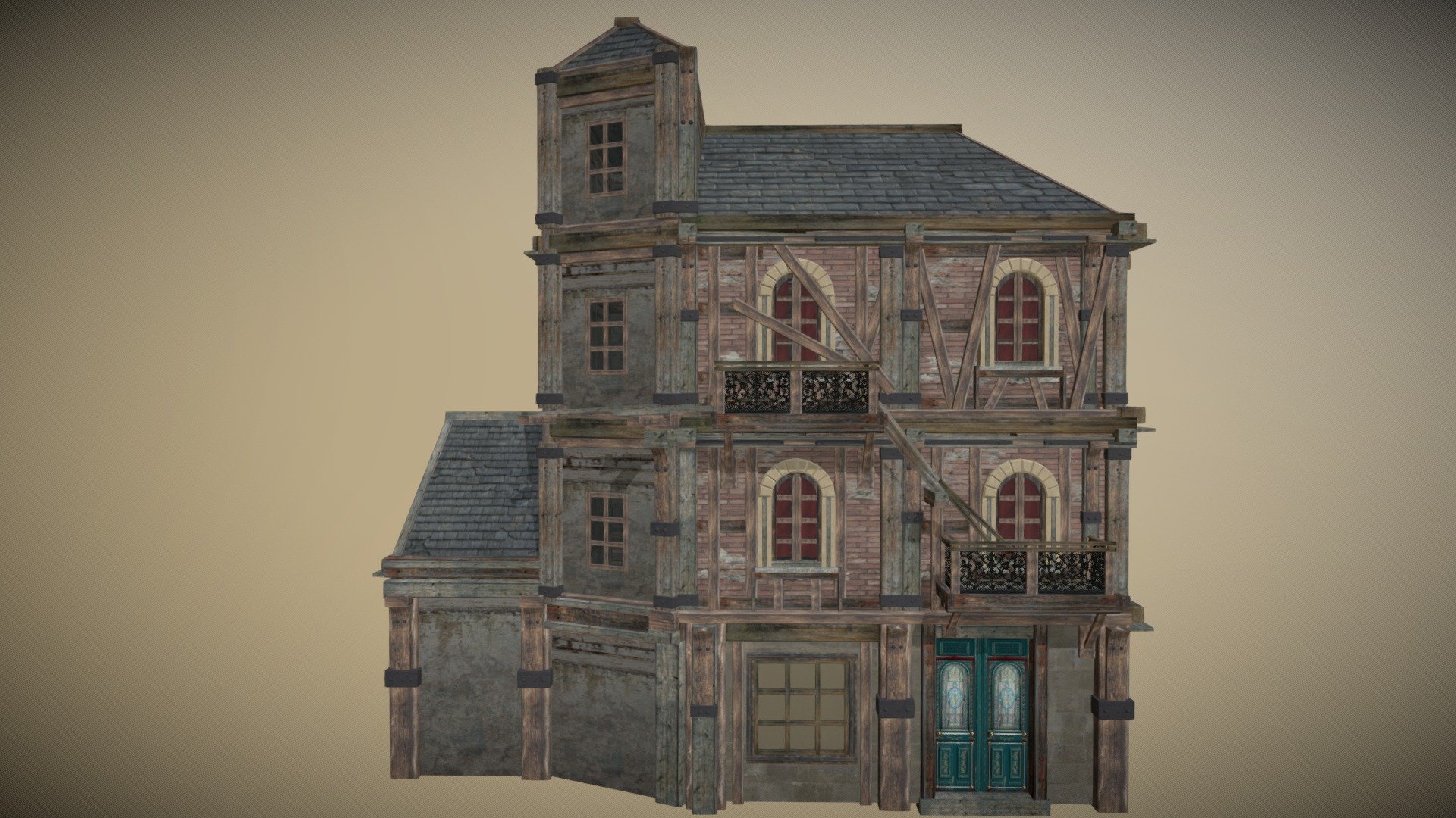 Butcher Manor - 3D model by 3DBazaar (@muratosan) [3b05a15] - Sketchfab
