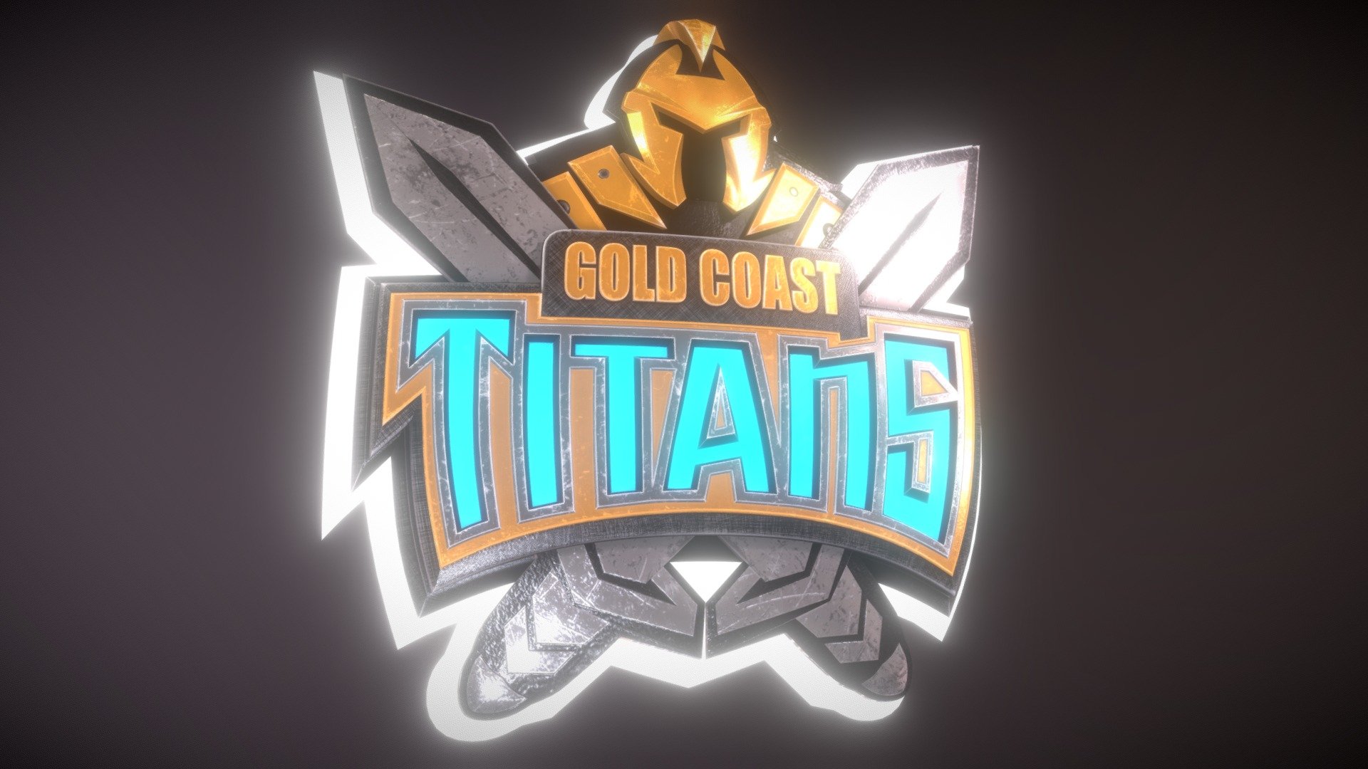 Gold Coast Titans Emblem Concept - 3D model by AustechVR [3b06e19 ...