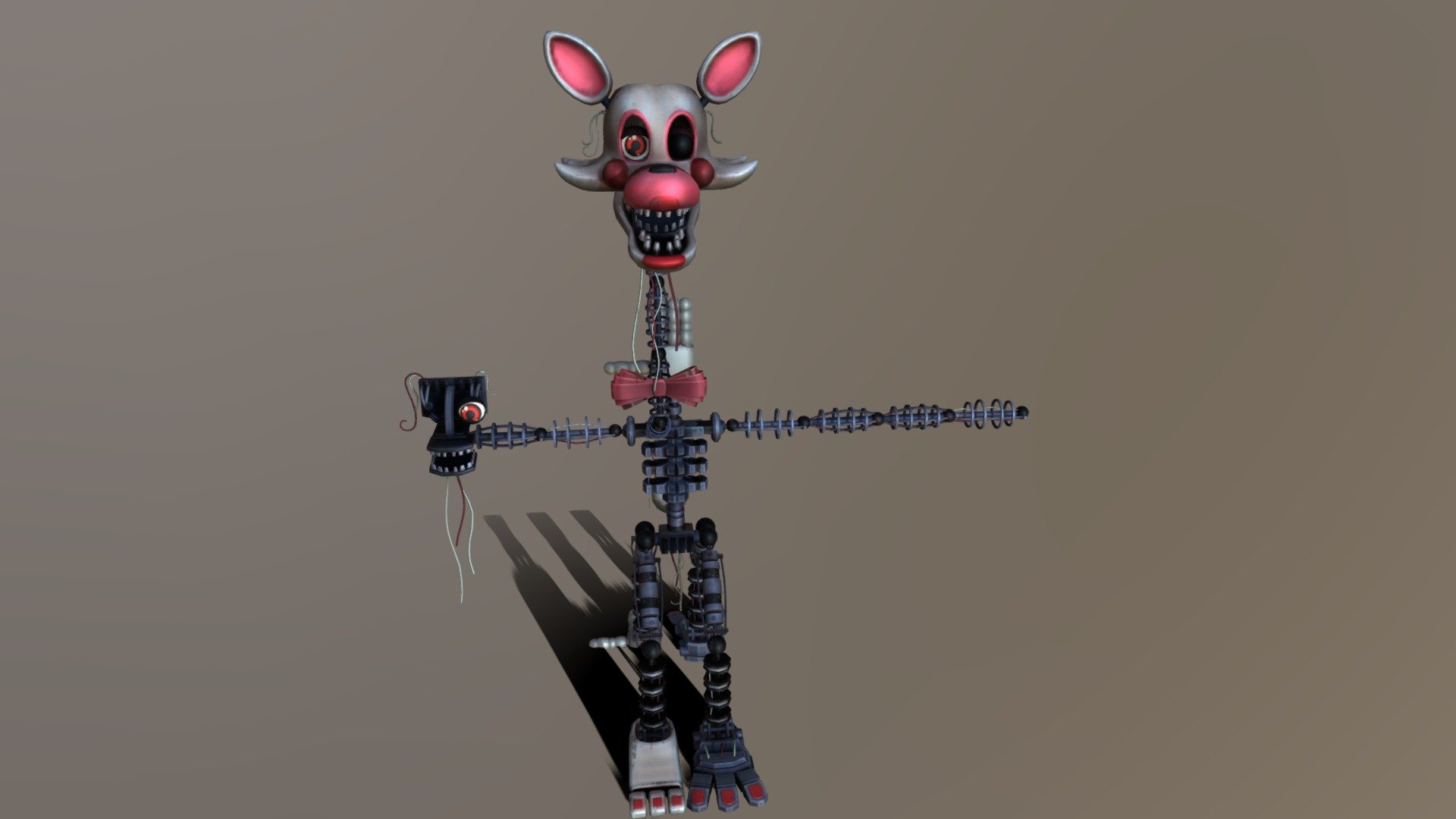Mangle_Fnaf_Ar - 3D model by 839111 [3b0c404] - Sketchfab