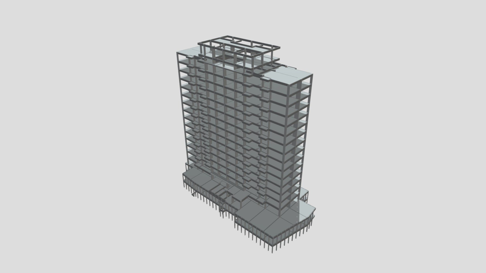 EDIFÍCIO VEREDAS - 3D model by eng_adailton_carlos [3b0dd60] - Sketchfab