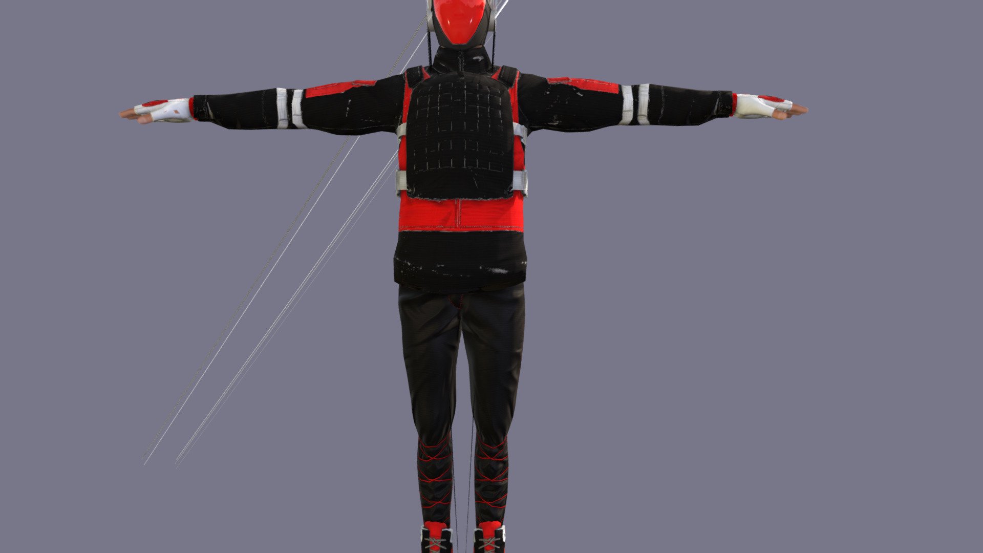 Intermediate Advanced Snowboarding Suit - 3D model by Final Render ...