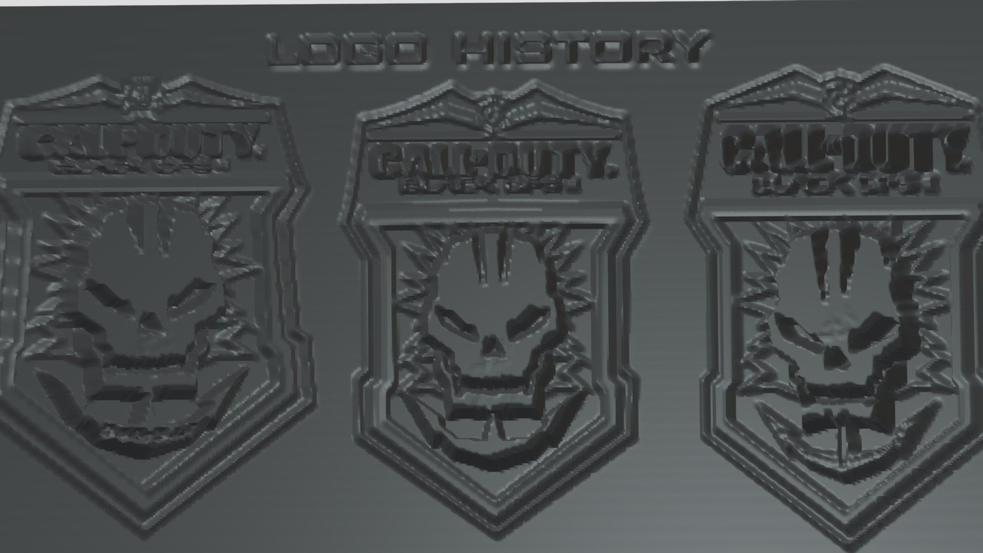 CALL OF DUTY BLACK OPS HISTORY LOGO - 3D model by TRAXXAS_A [3b10dc8 ...